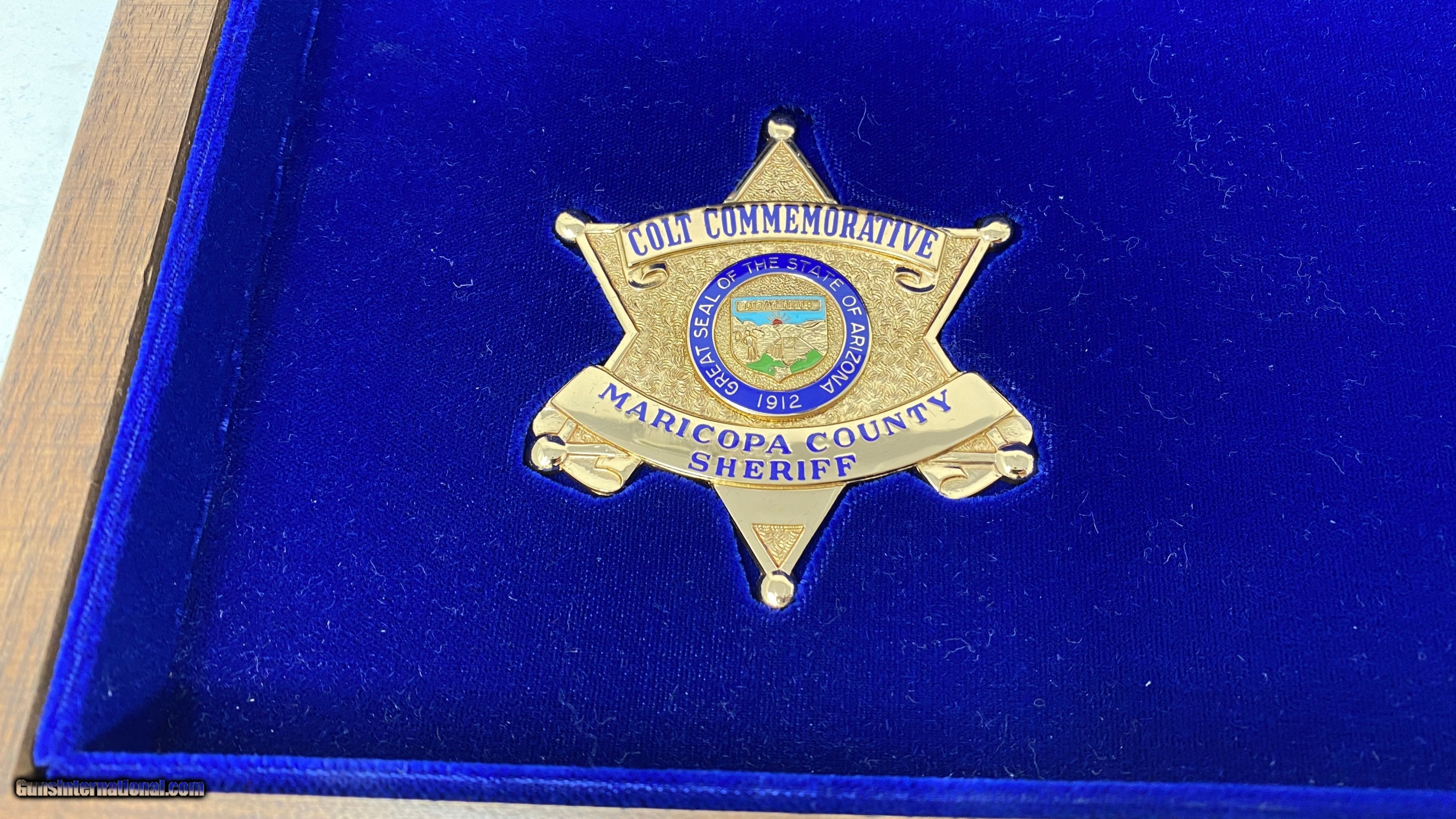 Colt SAA 45 LC Maricopa County Sheriff's Dept. w/ Badge 7.5" Stag