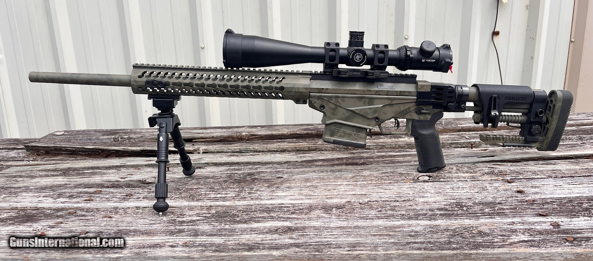 Ruger Precision 308 Win Camo Coating + Vortex Viper 6-24x50 & Extras