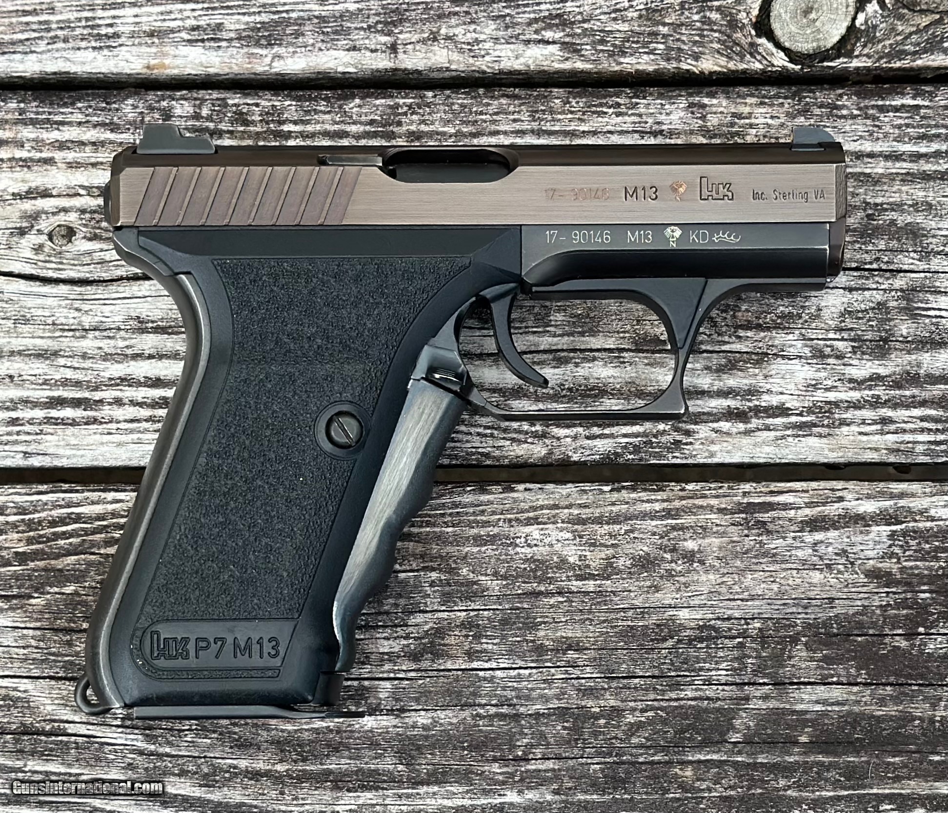 Used HK Heckler & Koch P7 M13 9mm Squeeze Cocker Circa 1993 Extra Mag P7M13