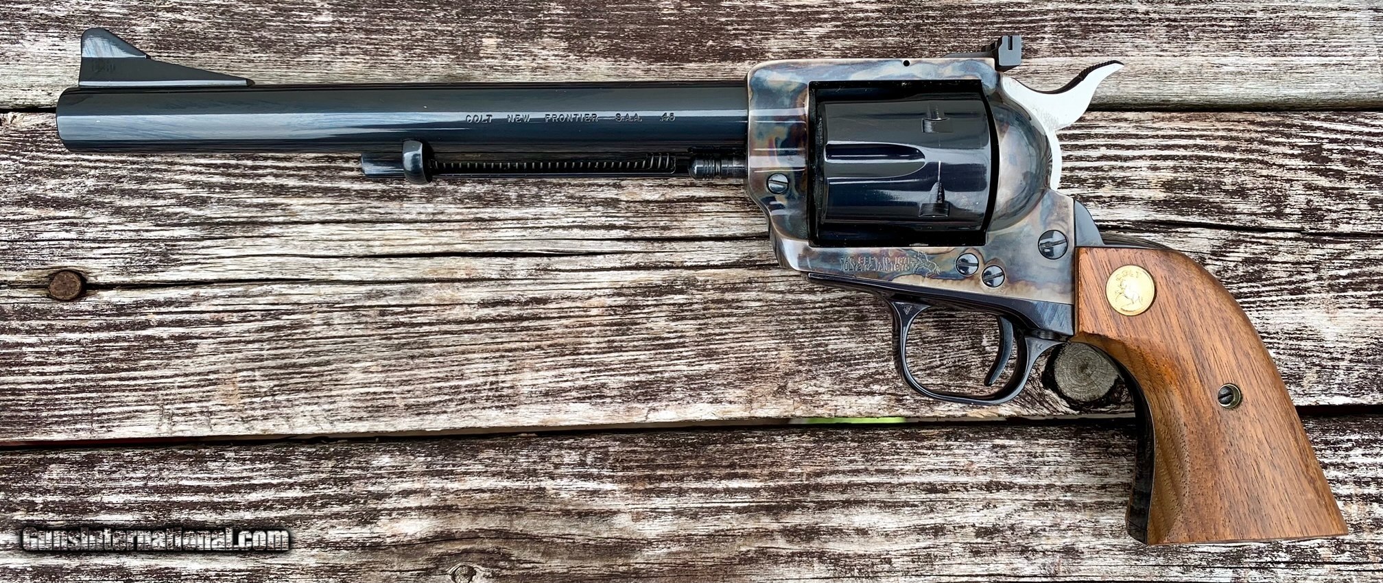 Colt SAA 45 Colt New Frontier 7.5" Barrel Case Color Hardened Circa ...