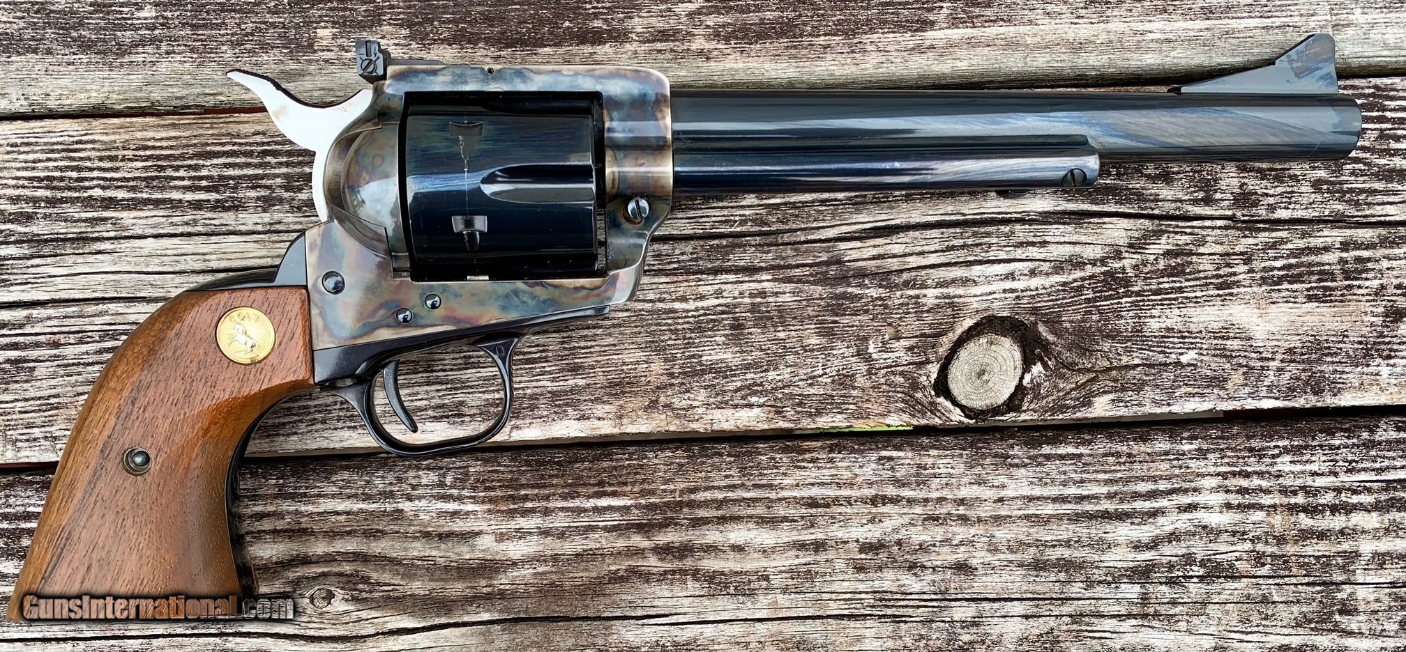 Colt SAA 45 Colt New Frontier 7.5" Barrel Case Color Hardened Circa ...