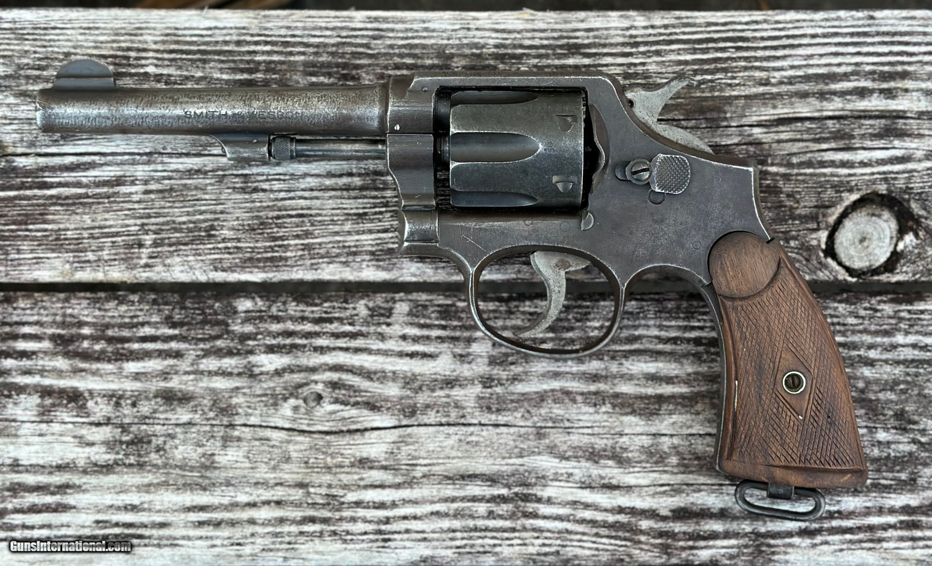 WWII Smith & Wesson M&P Victory 38 S&W British Proof US Property Marked ...