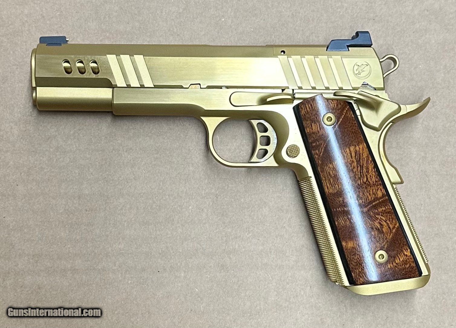 Nighthawk Boardroom Series El Presidente 38 Super Gold IOS Colt 1911 ...
