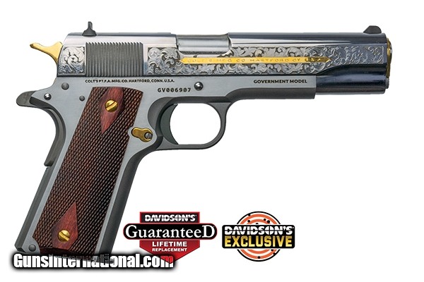 Colt 1911 Heritage 38 Super Stainless Steel Engraved O1911C-SS38-DHM ...