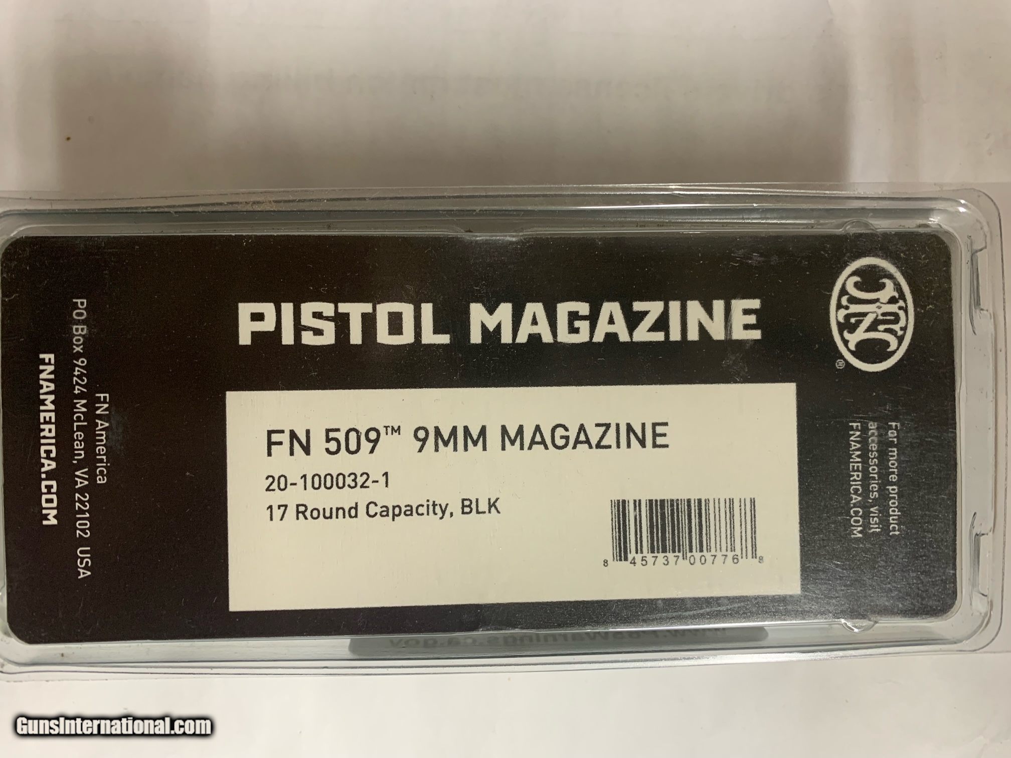 FN Magazine FN 509 9MM 17RD 20-100032-1