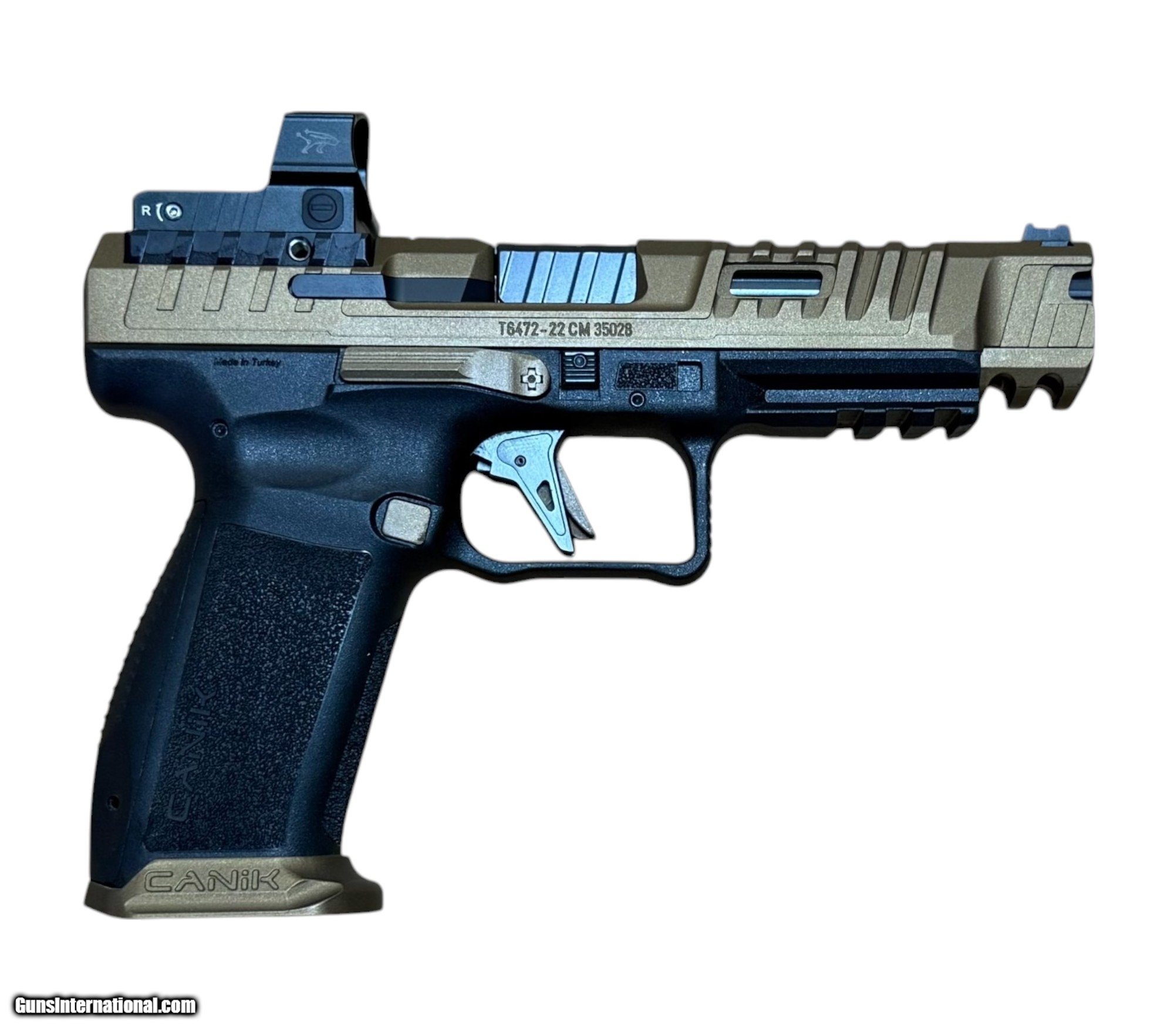 Used Canik SFx Rival 9mm Bronze W/ MeCanik M02 Red Dot HG6610B-N