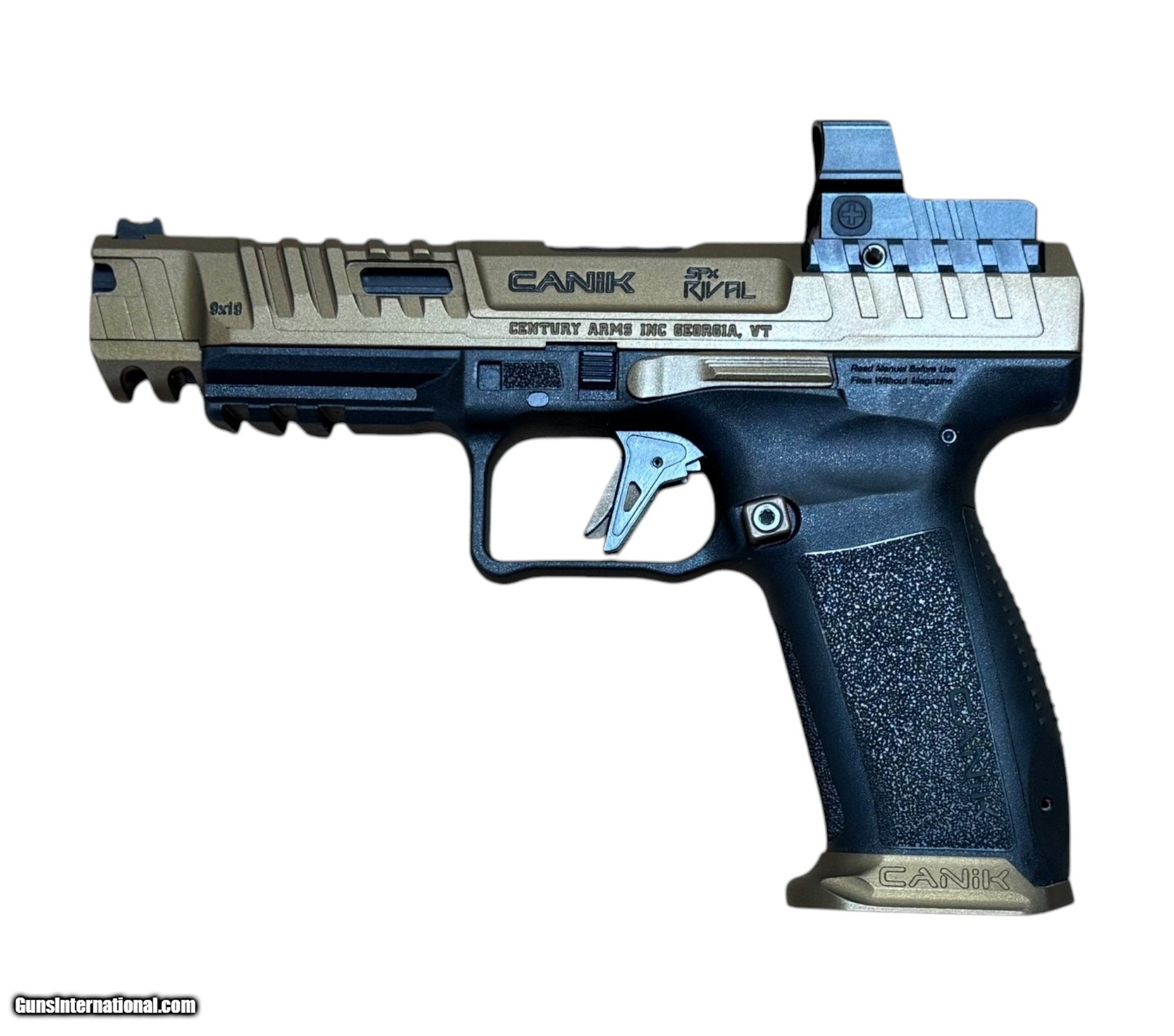 Used Canik SFx Rival 9mm Bronze W/ MeCanik M02 Red Dot HG6610B-N