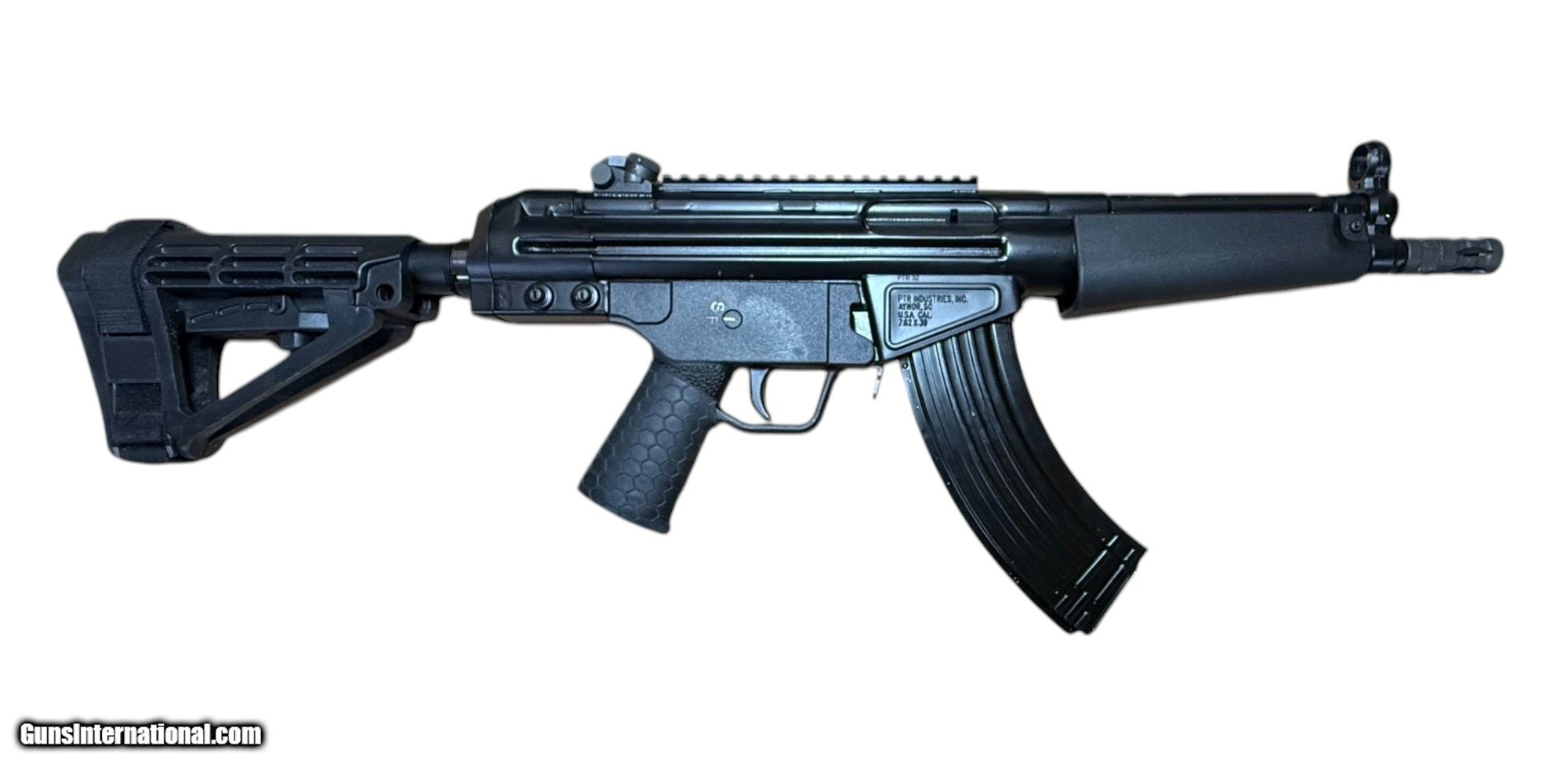 Used PTR Industries PTR-32P PDWR 7.62x39 8" Barrel W/ Brace PTR-32 PTR203