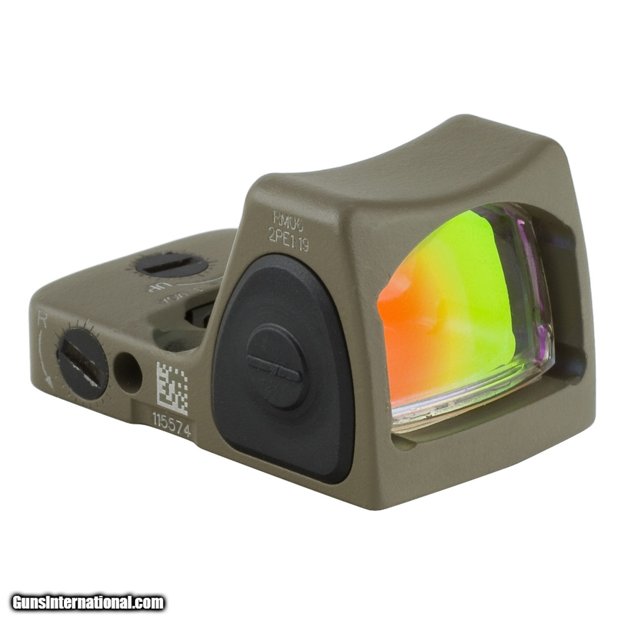 TRIJICON RMR Type 2 Adjustable 3.25 MOA Flat Dark Earth FDE Finish Red Dot Sight (RM06-C-700696 ...