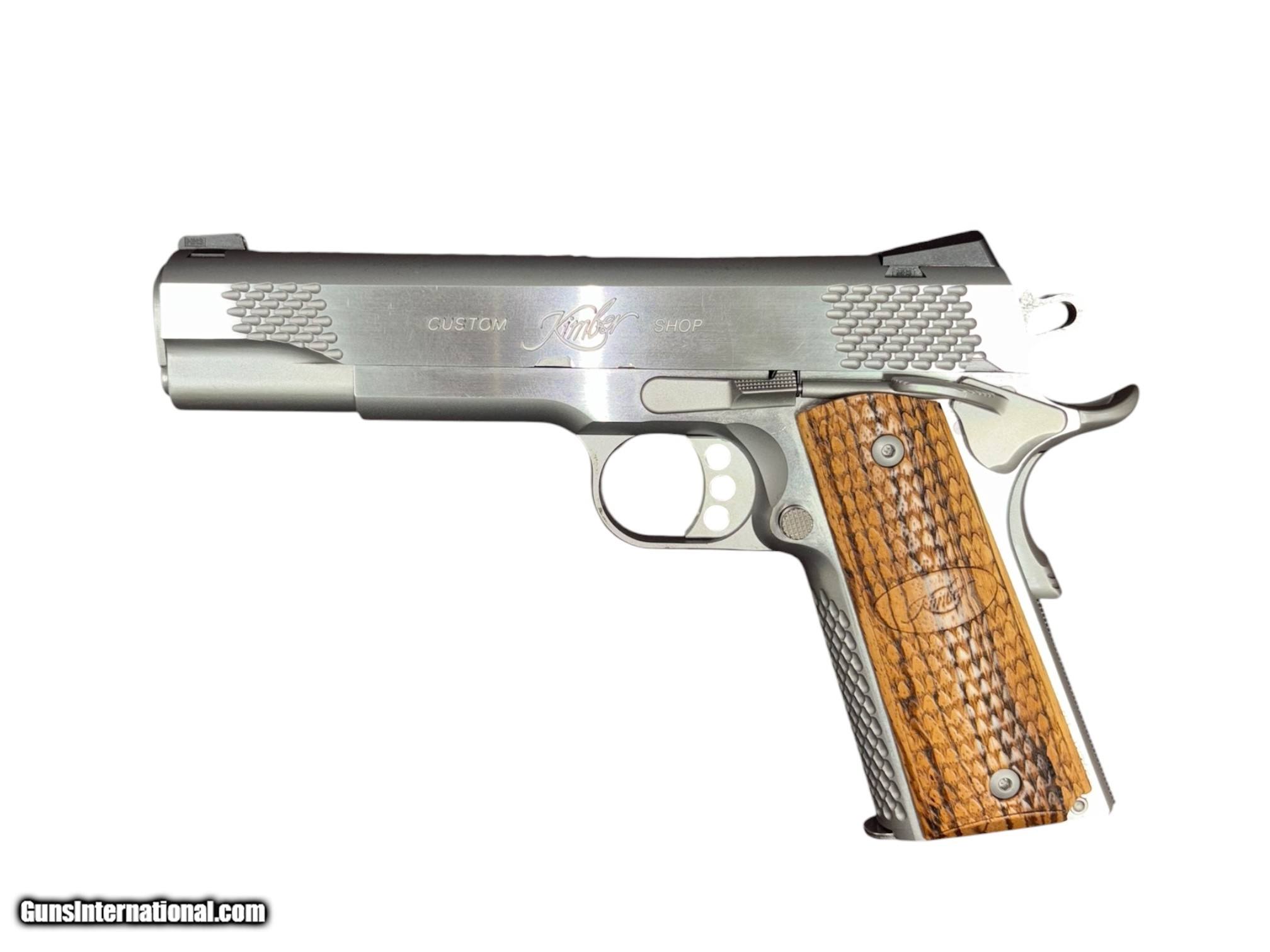 Kimber Stainless Raptor II .45 ACP – Custom Shop 1911 with Scaled ...