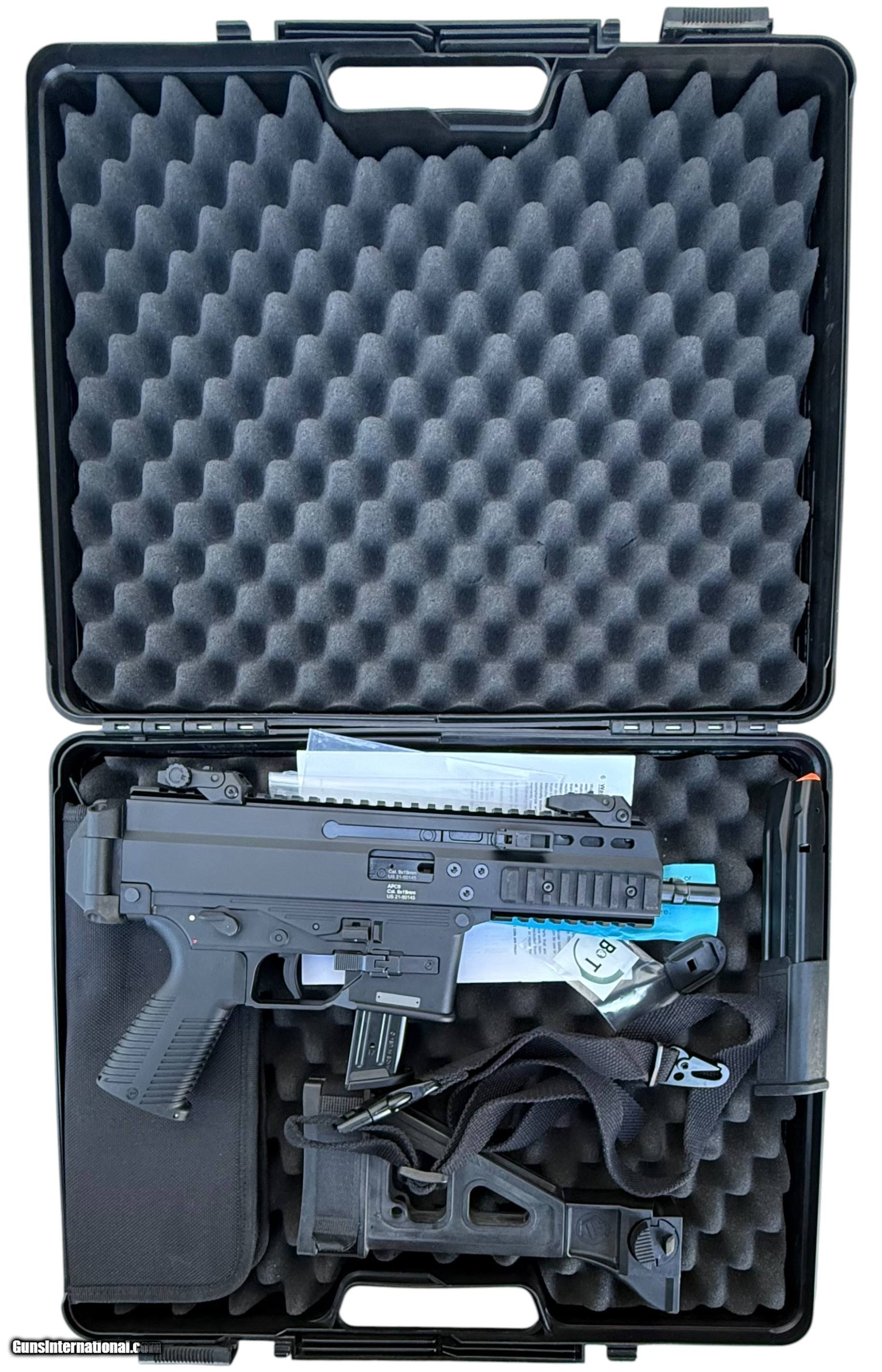 Used B&T APC9 Pro 9mm 21 Round P320 Magazine with Brace BT-36039-S-SB