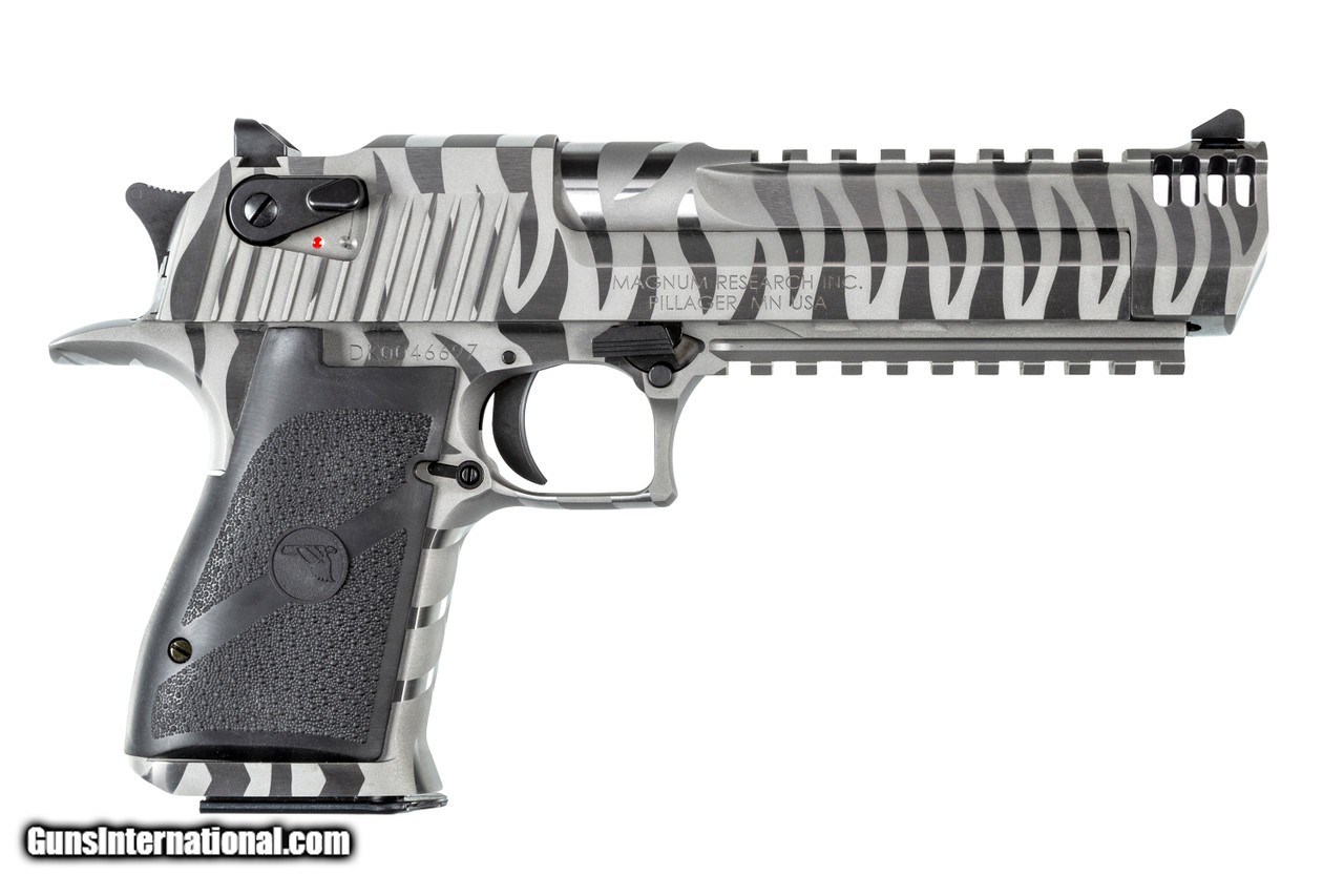 Magnum Research Desert Eagle MK XIX 50 AE White Tiger Stripe DE50WTS ...