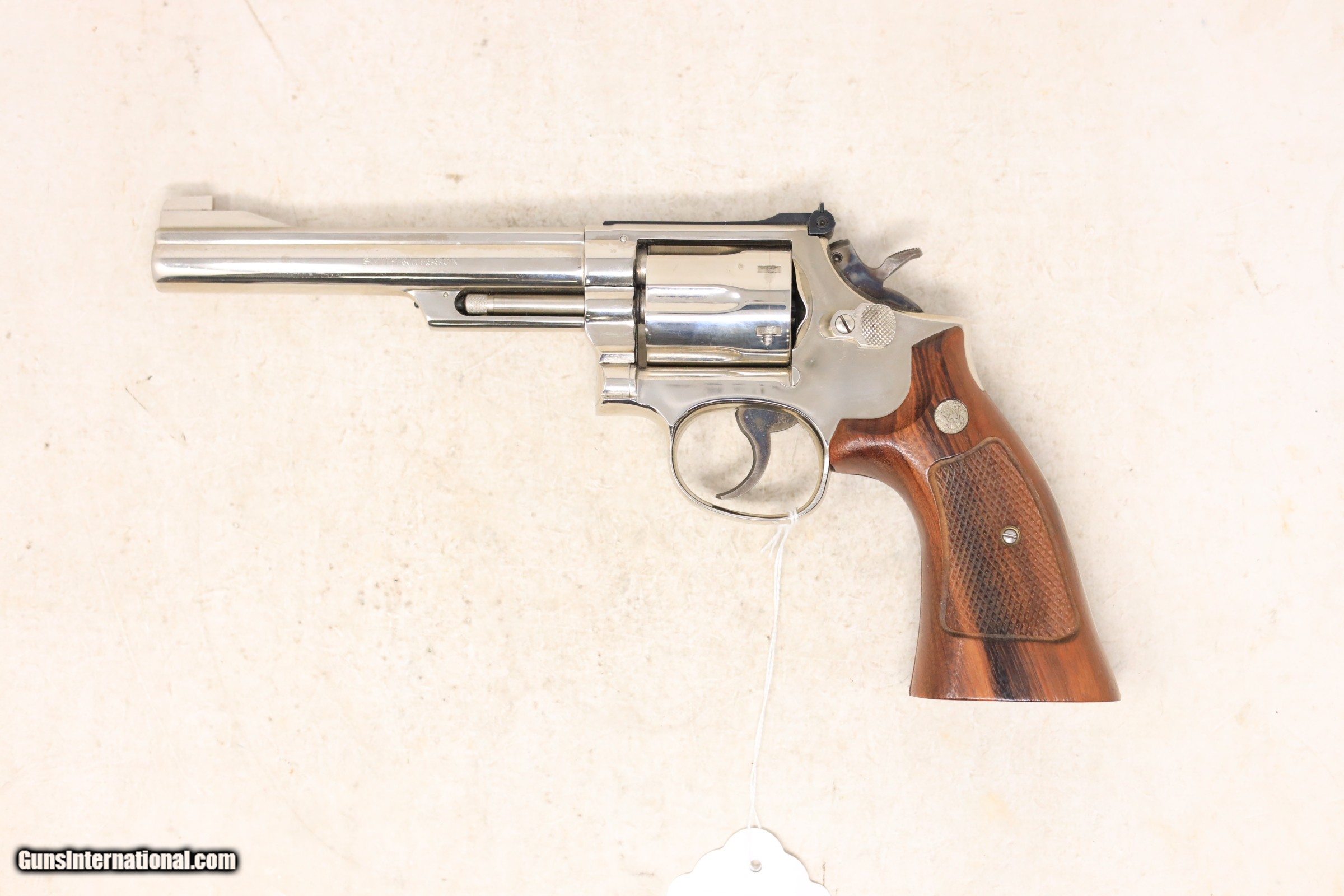 Smith & Wesson Model 19-4 .357 Magnum – 6" Barrel (Factory Nickel) USED ...