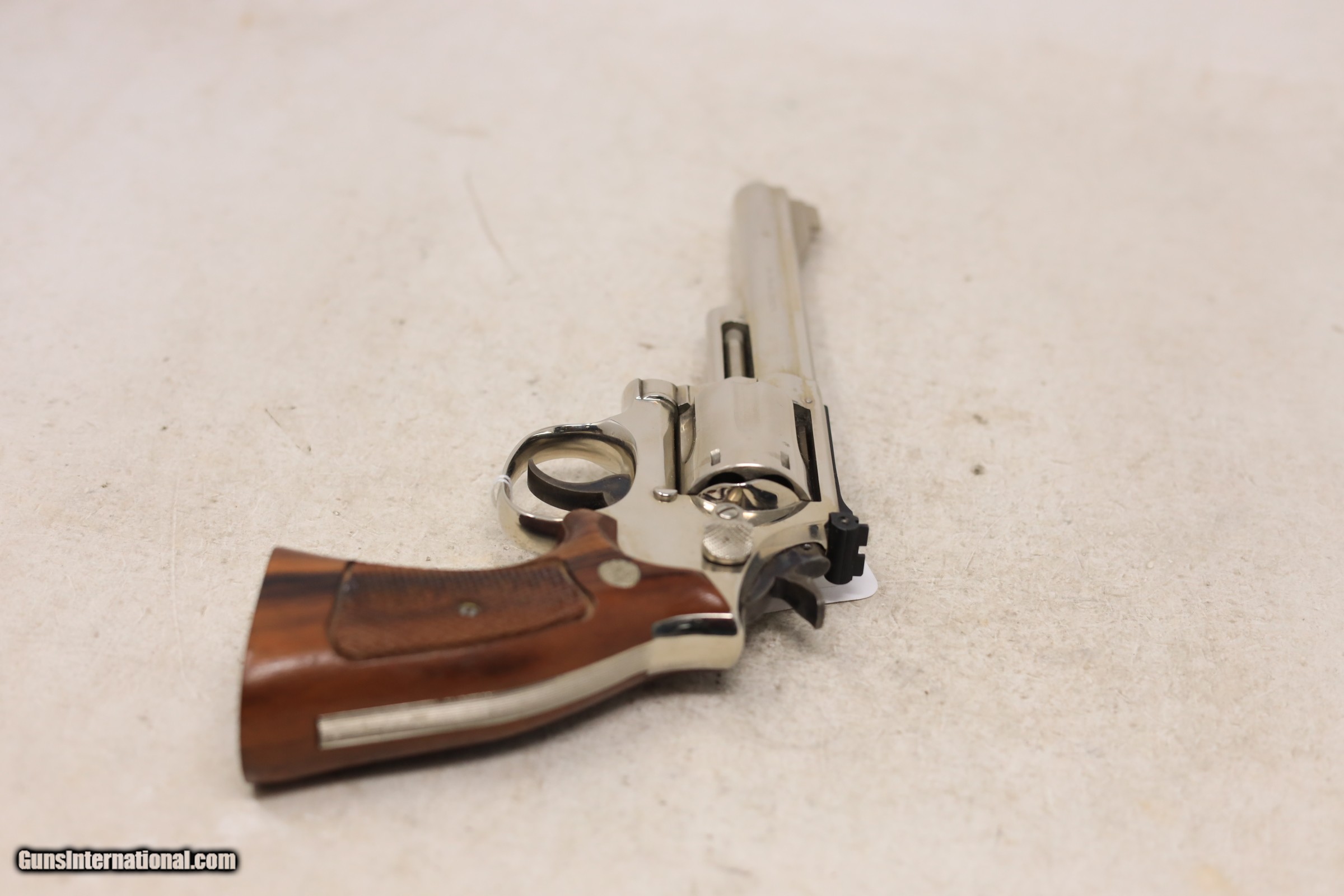 Smith & Wesson Model 19-4 .357 Magnum – 6" Barrel (Factory Nickel) USED ...