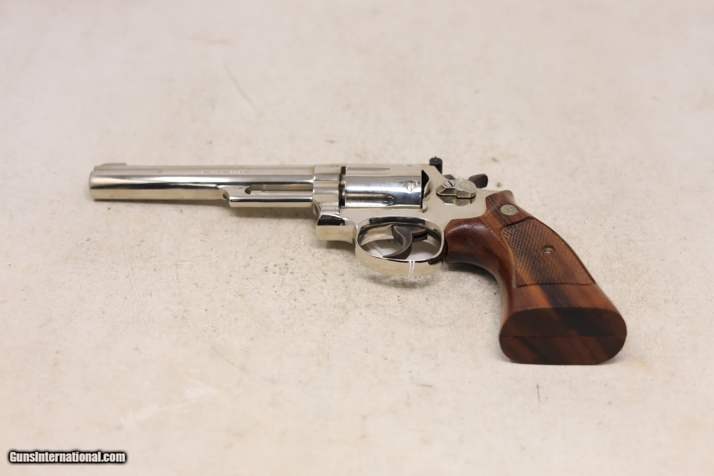 Smith & Wesson Model 19-4 .357 Magnum – 6" Barrel (Factory Nickel) USED ...