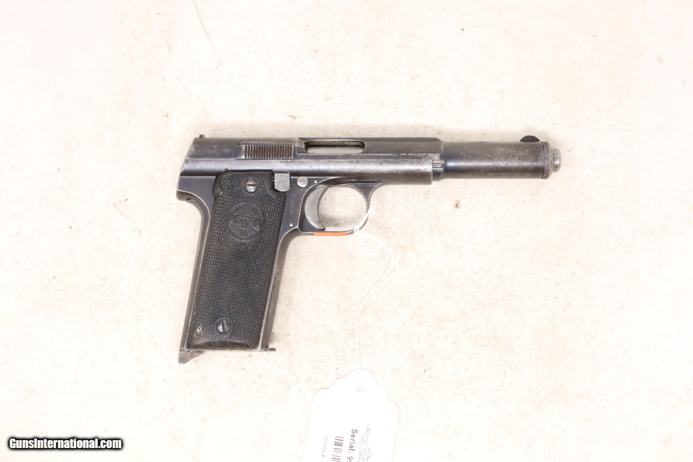 Astra Model 600 (1921 / 600) 9mm Pistol – Spanish Military Pattern USED ...