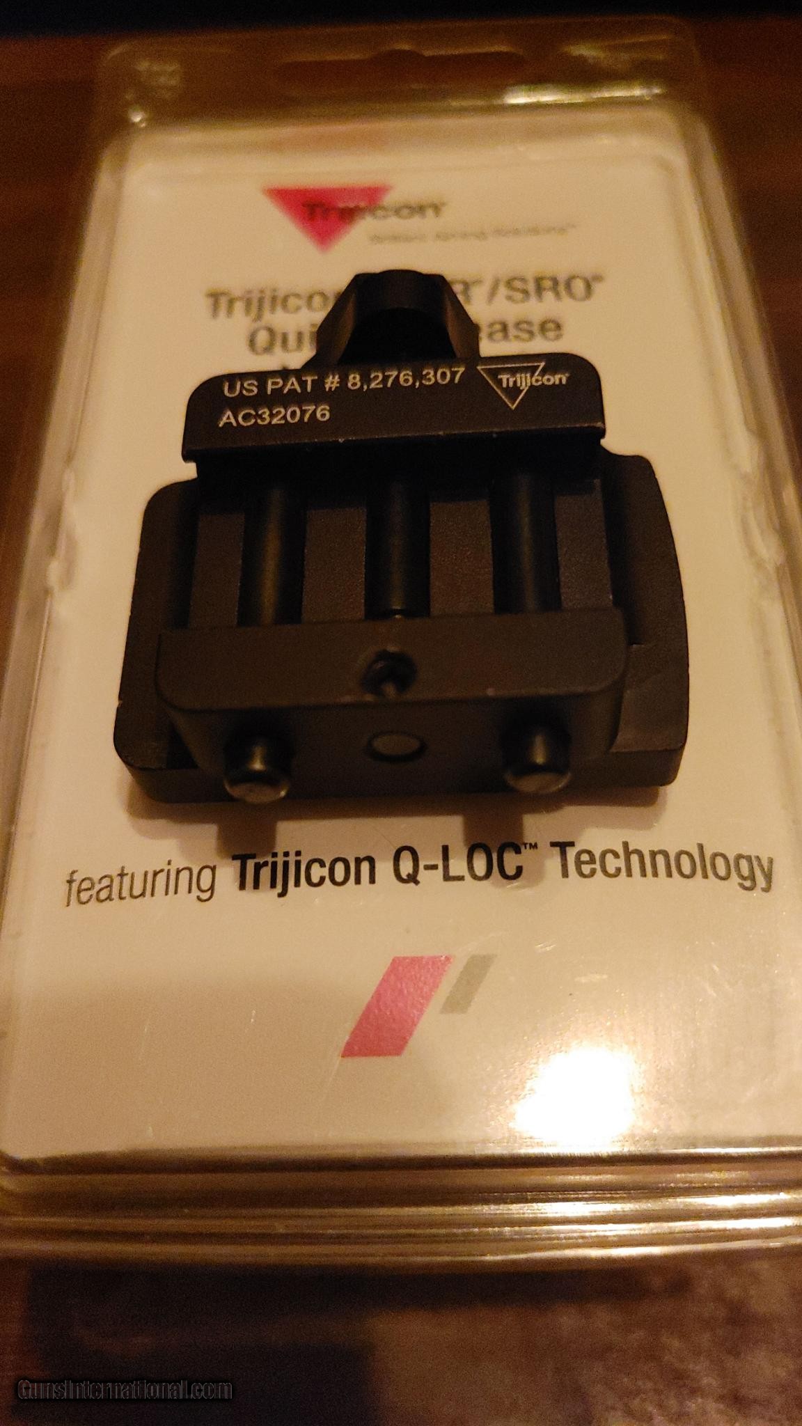Used Trijicon Q-LOC Low Mount for RMR/SRO AC32076 for sale