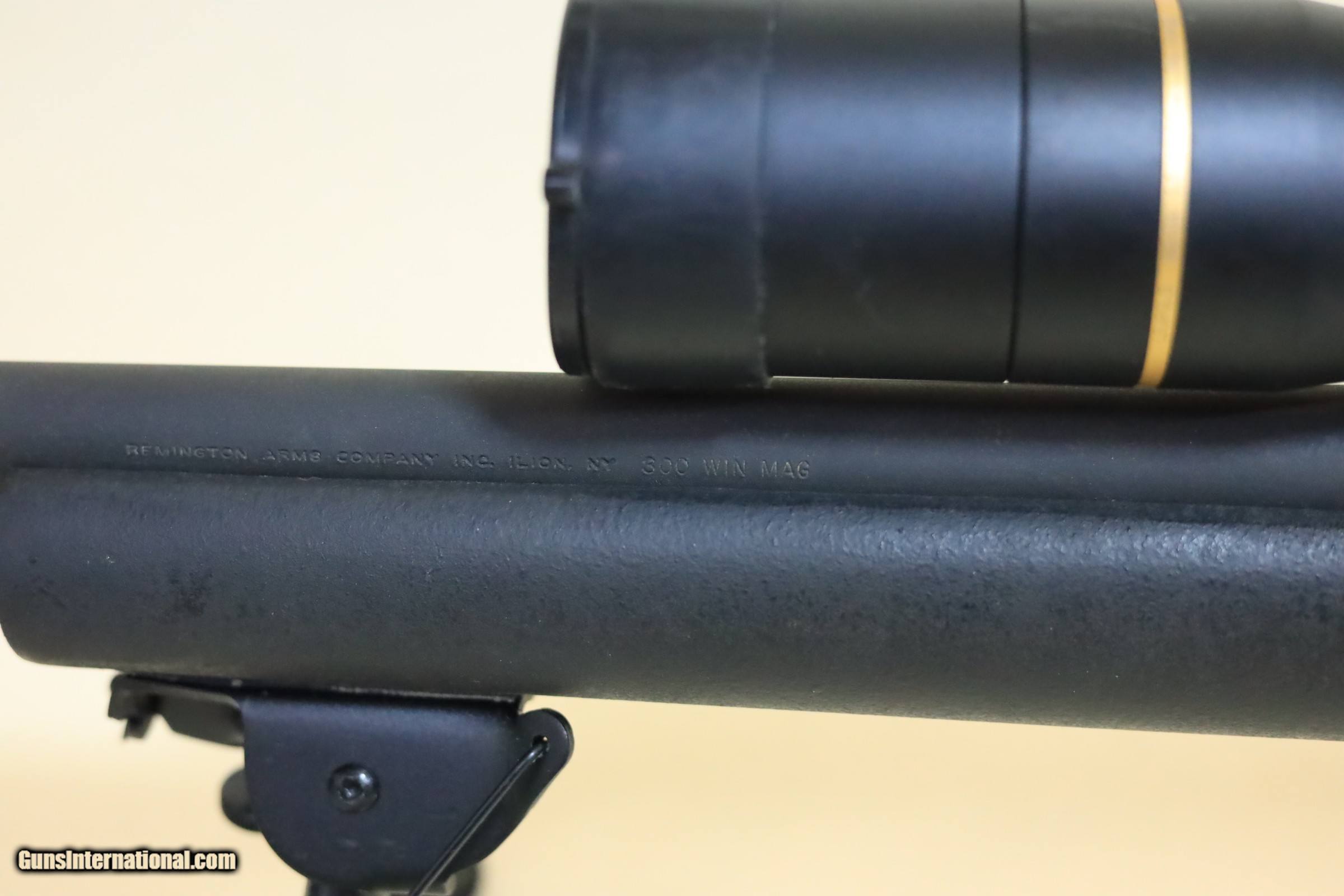 Remington Model 700 Bolt-Action – .300 Win Mag w/ Mounted Scope & Bipod ...