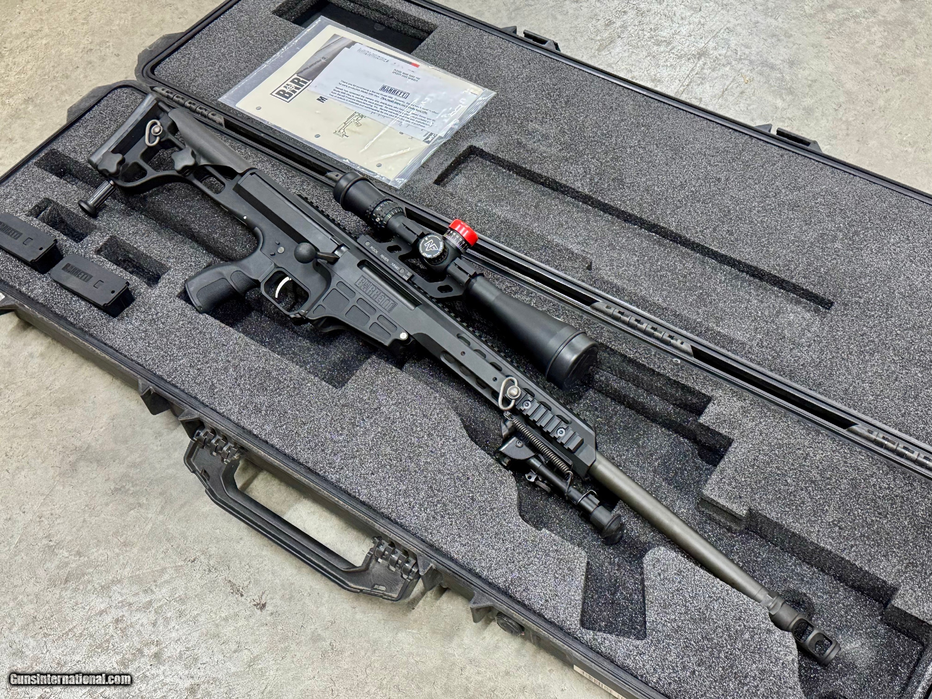 Barrett M98B 338 Lapua Magnum 20" MRAD Nightforce NXS 5.5-22x56 Read ...
