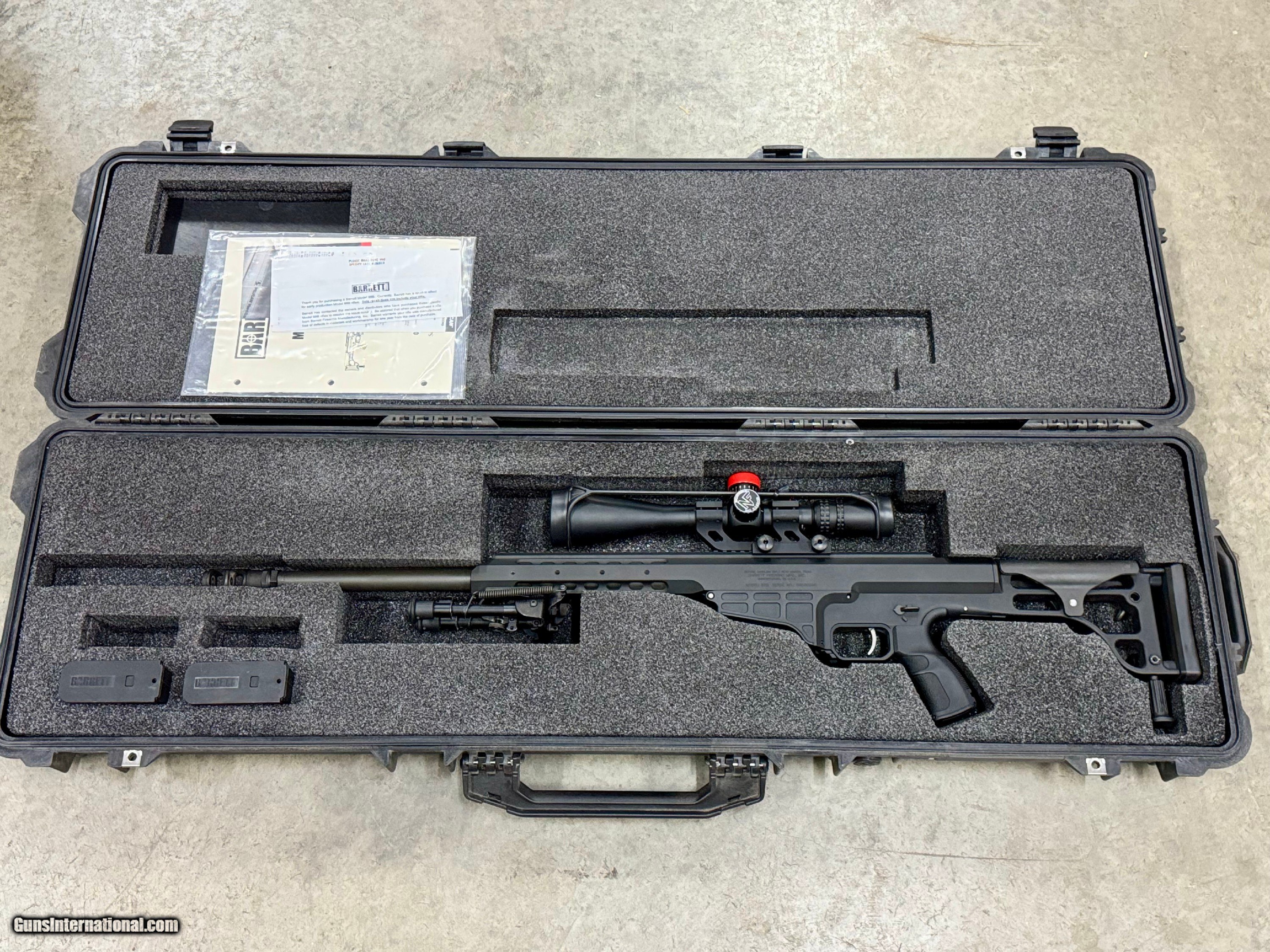 Barrett M98B 338 Lapua Magnum 20" MRAD Nightforce NXS 5.5-22x56 Read ...