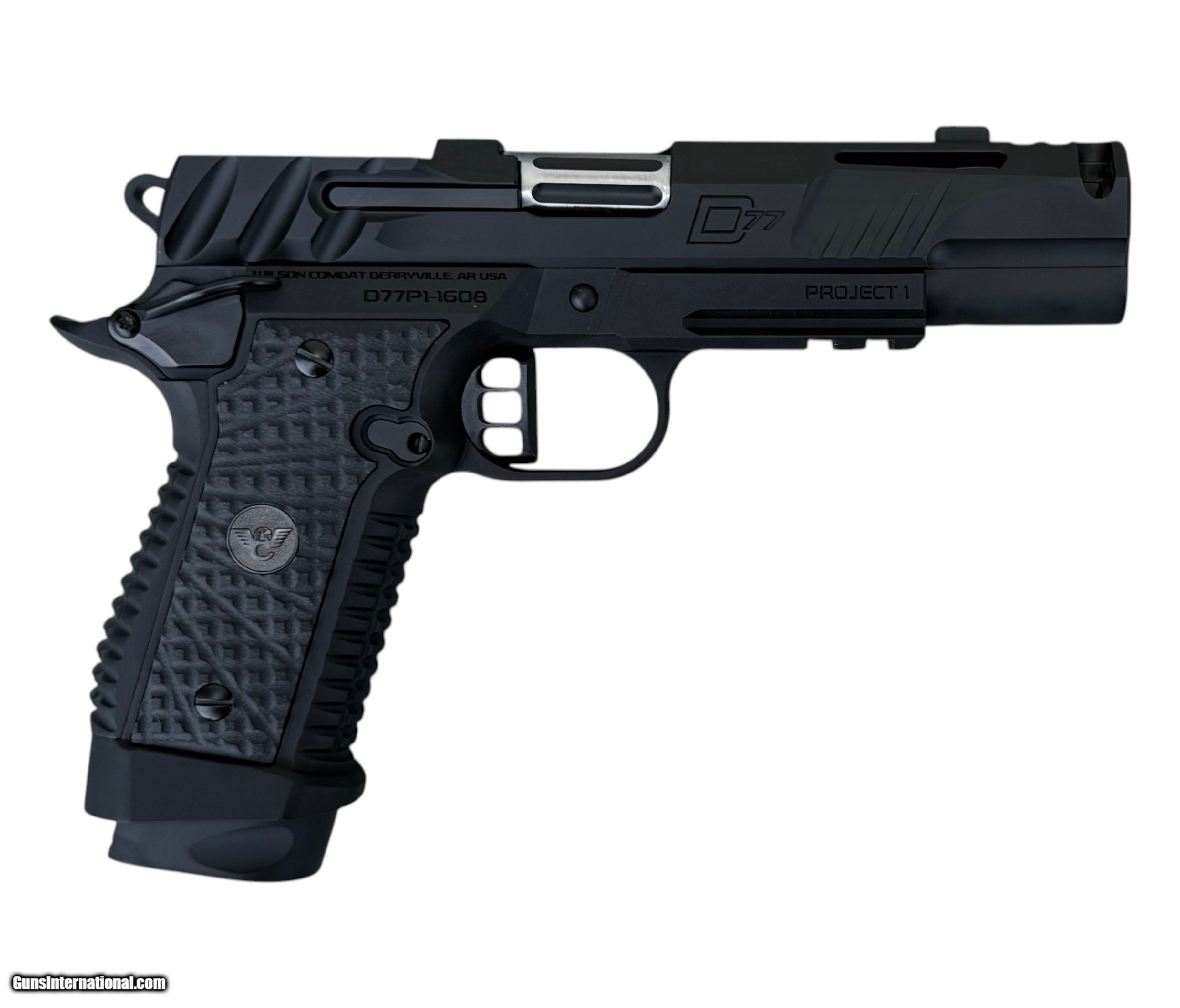 Wilson Combat Project 1 Division 77 9mm Comp Black 18 Round Capacity P1 ...