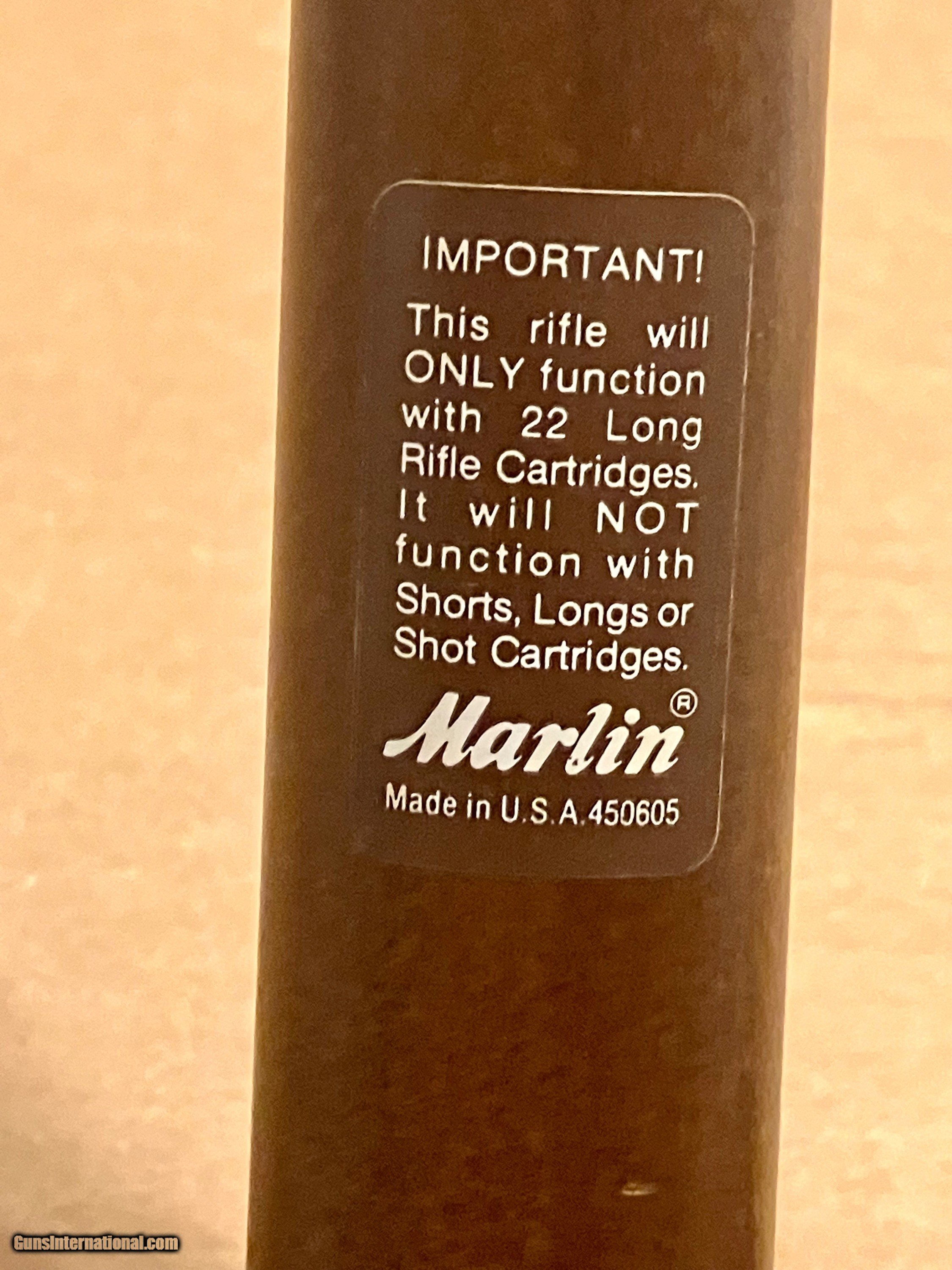 Marlin model 60 with 4x15 scope New with tags