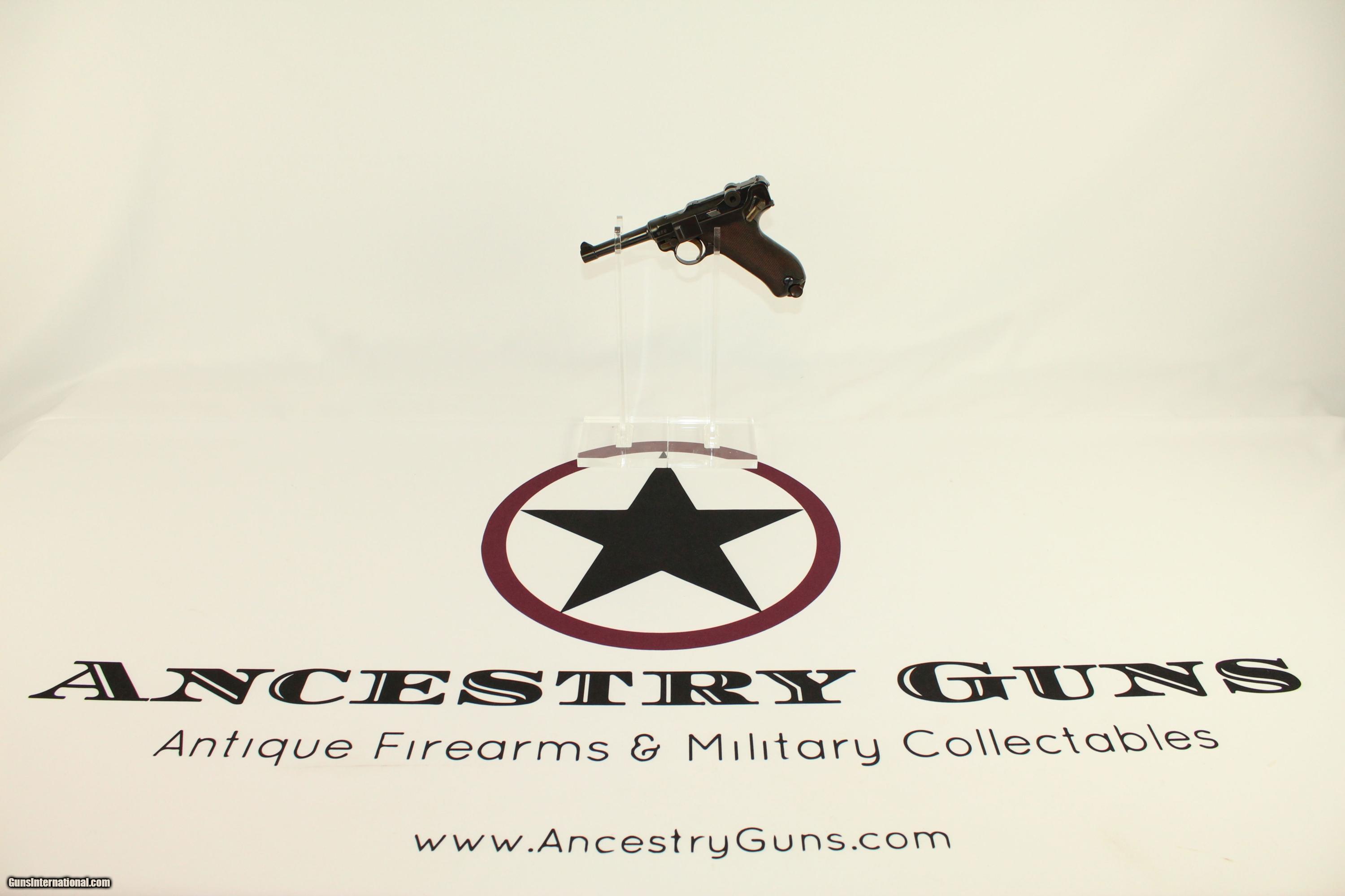 ICONIC WWI LUGER P 08 by DWM Marked for Machine Gun Regiment!