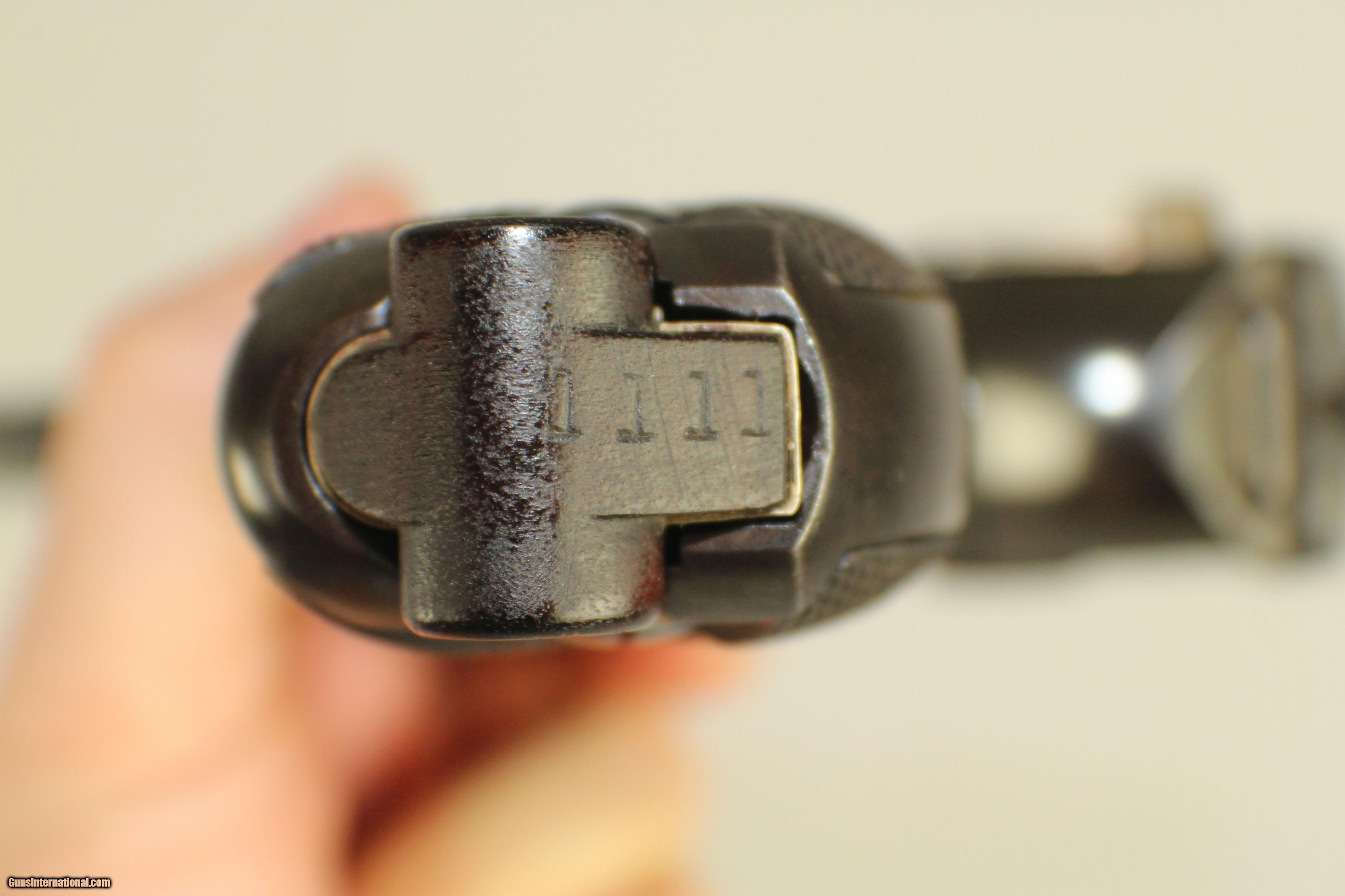 ICONIC WWI LUGER P 08 by DWM Marked for Machine Gun Regiment!