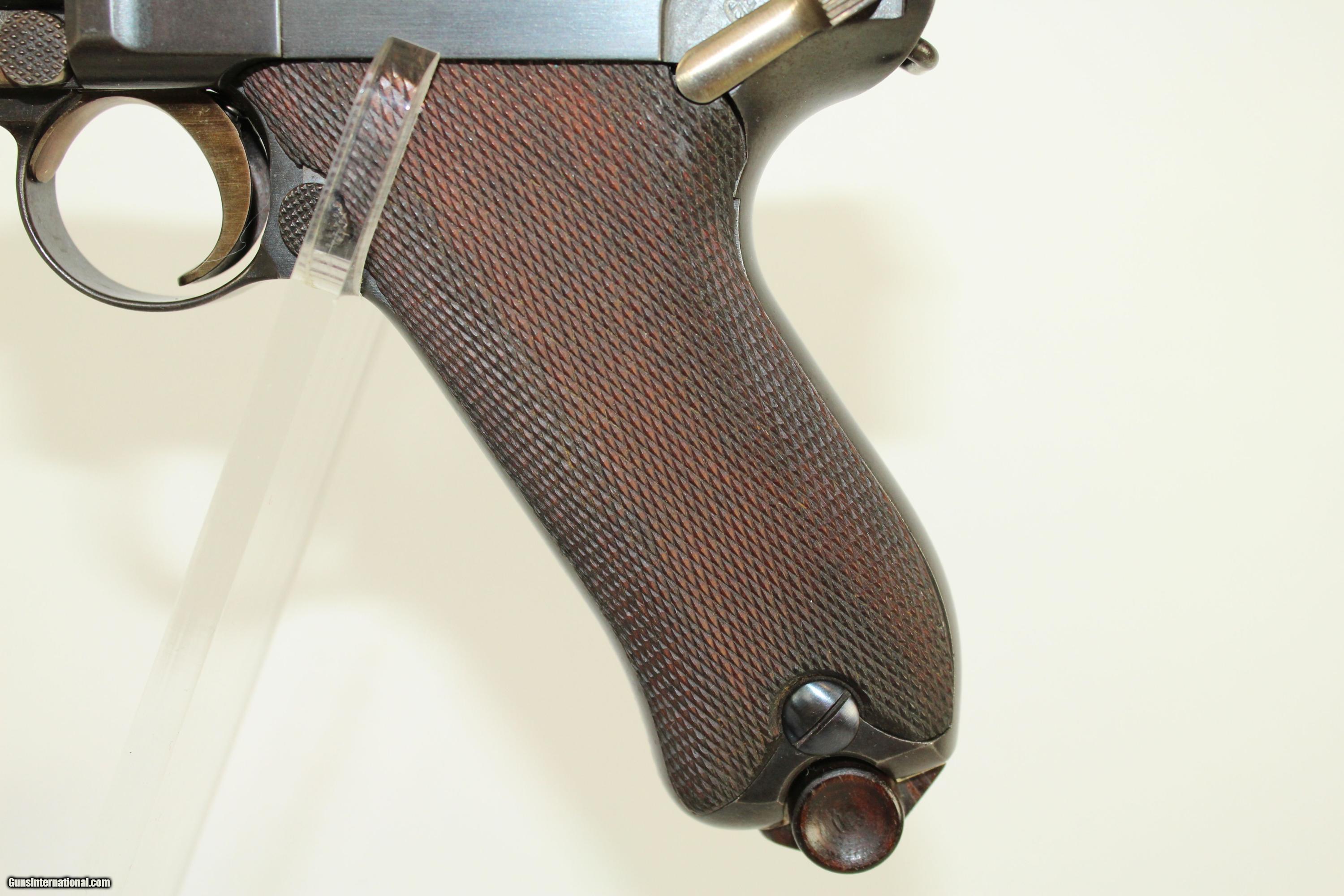 ICONIC WWI LUGER P 08 by DWM Marked for Machine Gun Regiment!