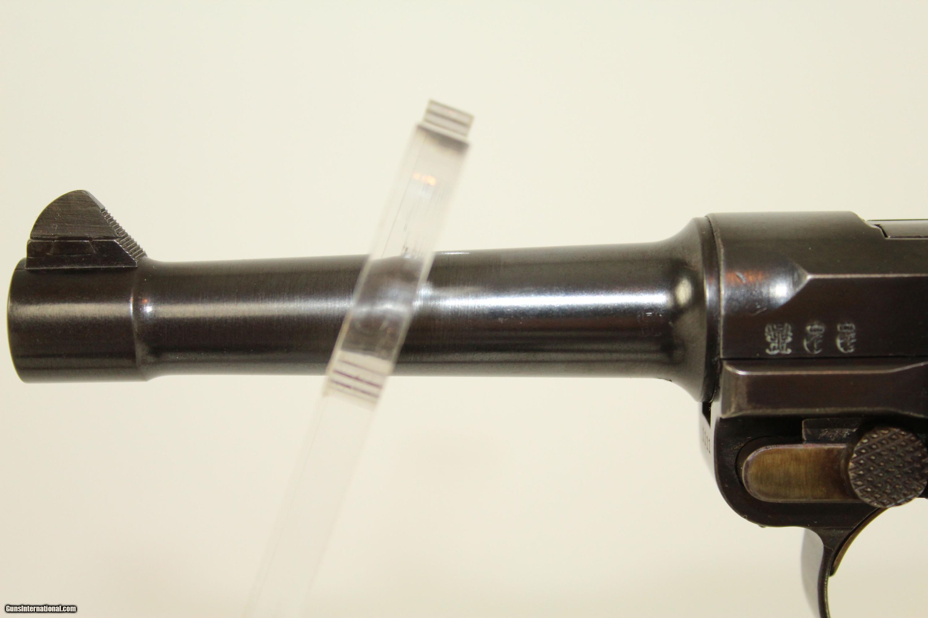 ICONIC WWI LUGER P 08 by DWM Marked for Machine Gun Regiment!