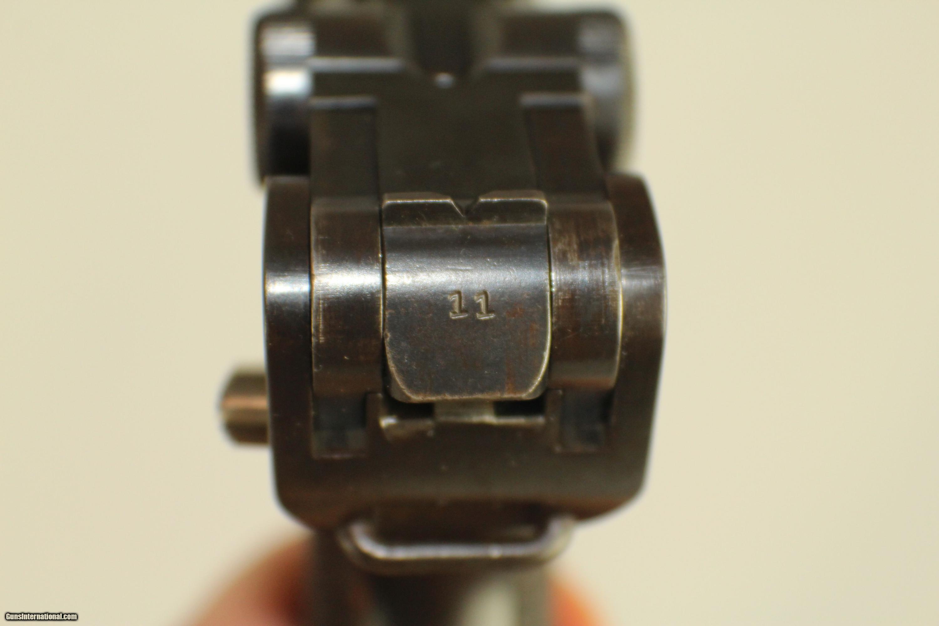 ICONIC WWI LUGER P 08 by DWM Marked for Machine Gun Regiment!
