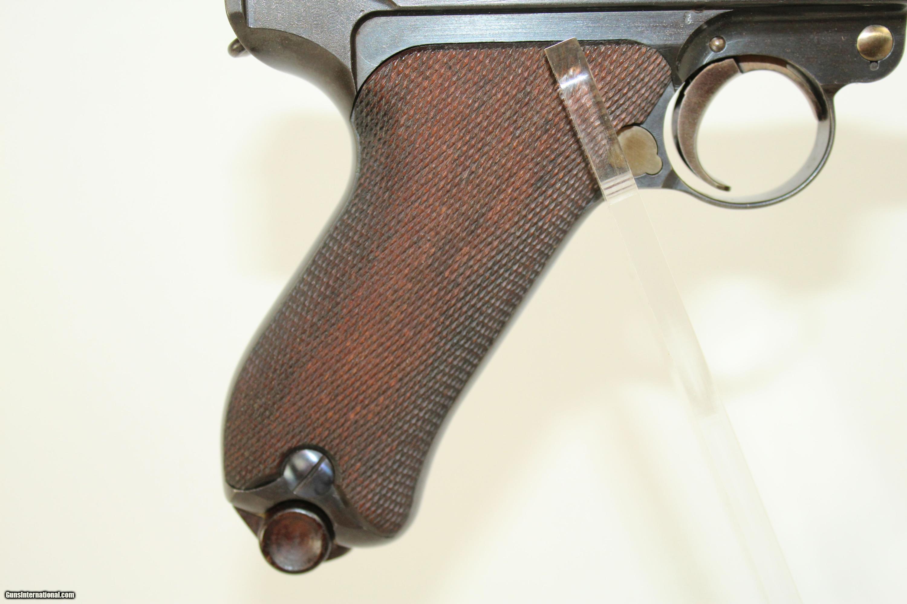 ICONIC WWI LUGER P 08 by DWM Marked for Machine Gun Regiment!