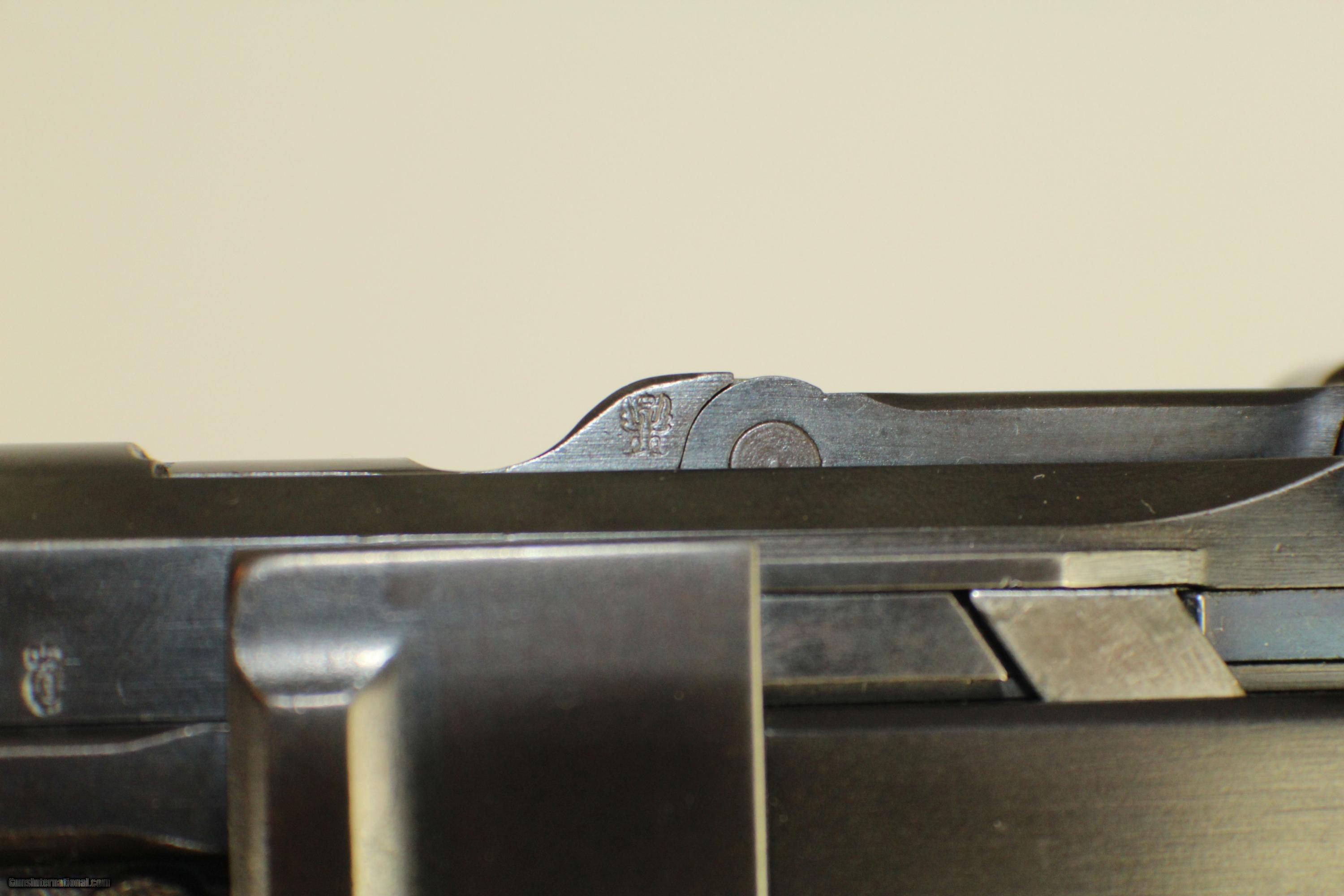 ICONIC WWI LUGER P 08 by DWM Marked for Machine Gun Regiment!