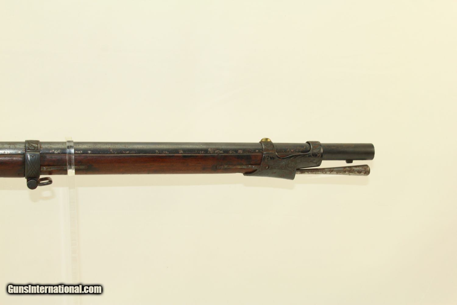 ENGRAVED Antique BOY/YOUTH Musket by BEURET FRERES Child Sized Cadet ...