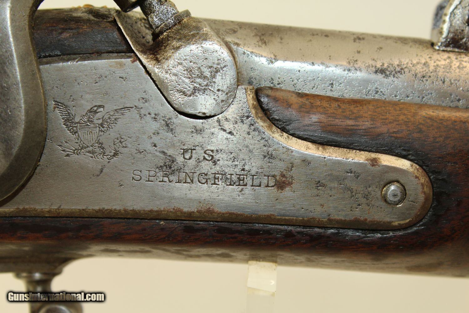 Front Line INFANTRY Rifle-Musket from the CIVIL WAR Springfield US M1863