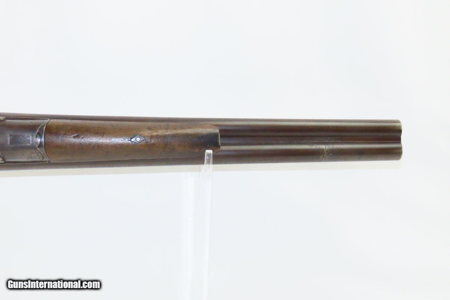 MISSOURI STATE PRISON Marked J.N. SCOTT Double Barrel 10 GAUGE SHOTGUN ...