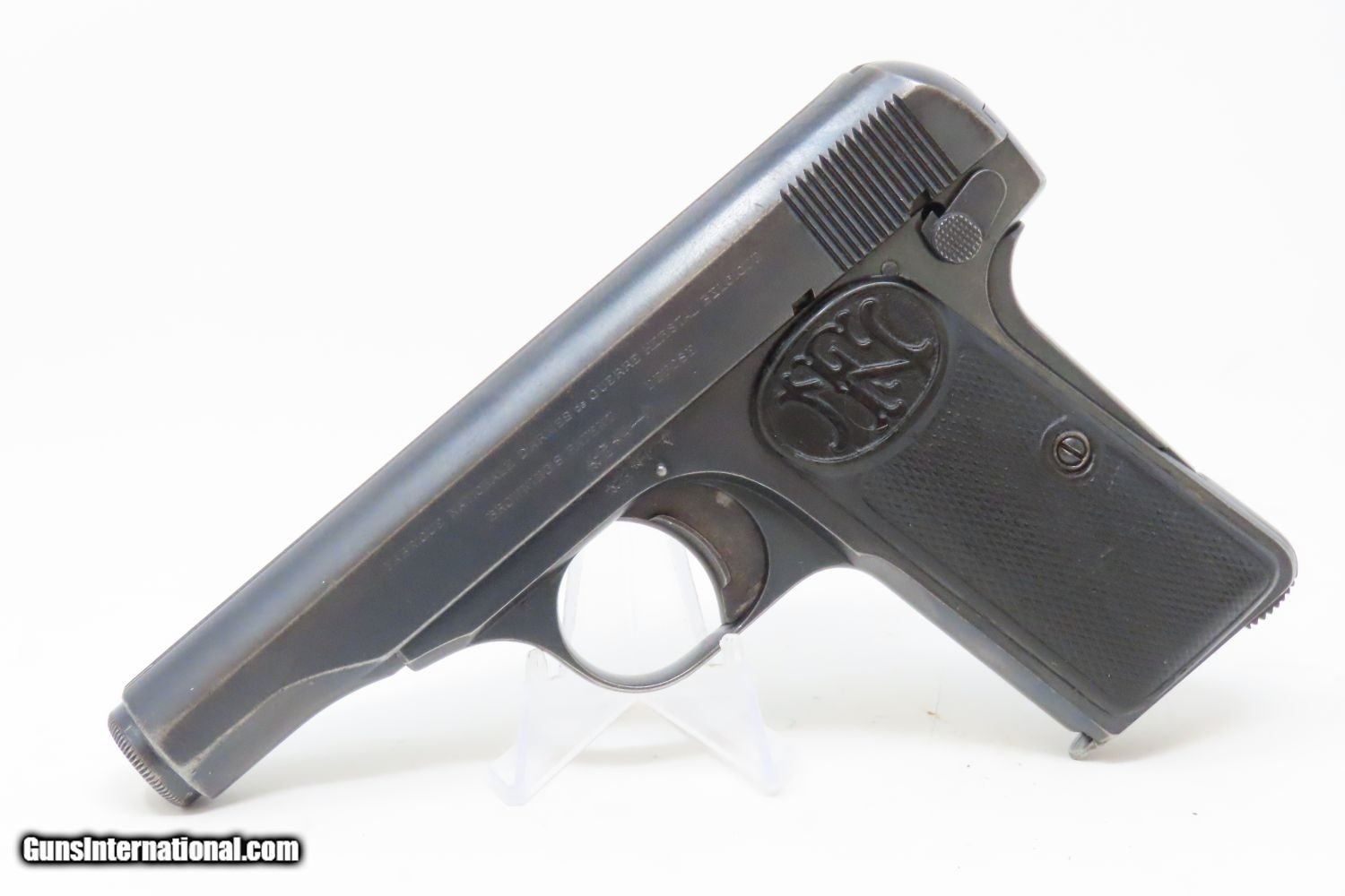 FN Model 1910 .32 ACP Pocket Pistol FABRIQUE NATIONALE 7.65x17mm C&R Belgian Belgium Made ...