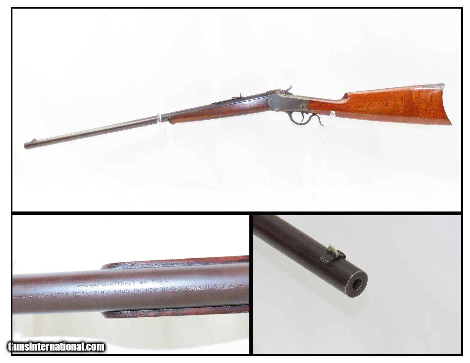 c1888 mfr. WINCHESTER Model 1885 LOW WALL .32 Short Rimfire Rifle ...
