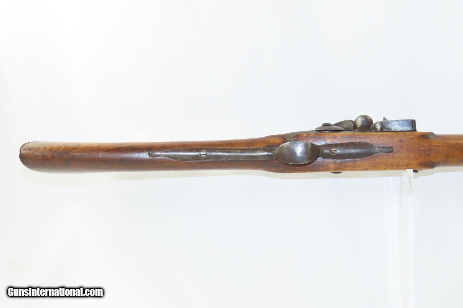 Large Bore MILITIA Type .67 Caliber FLINTLOCK Musket Antique Brown Bess ...