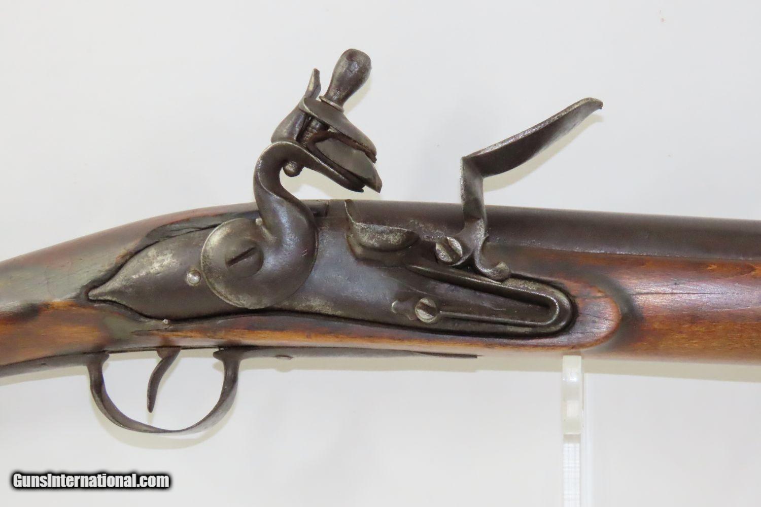 Large Bore MILITIA Type .67 Caliber FLINTLOCK Musket Antique Brown Bess ...