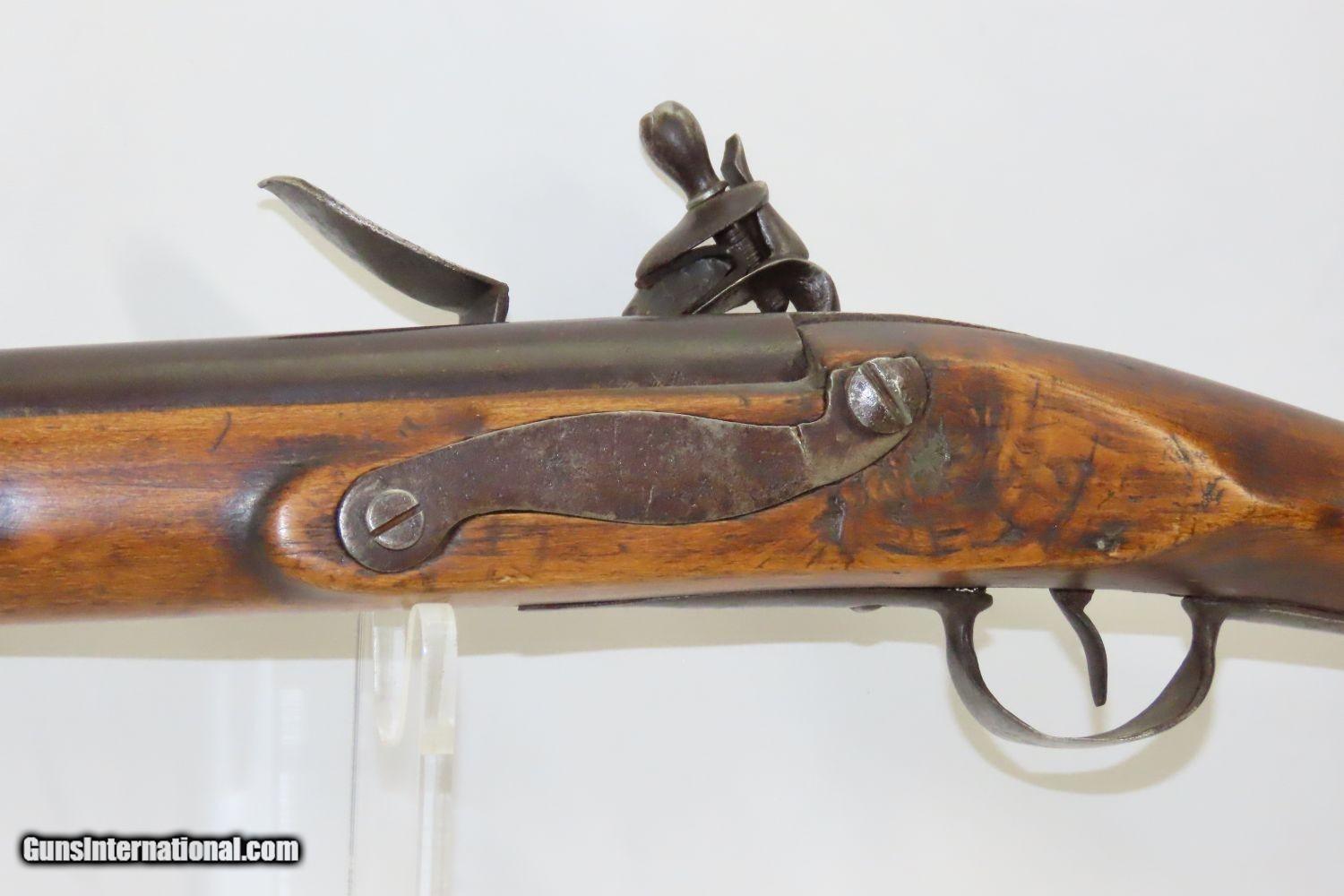 Large Bore MILITIA Type .67 Caliber FLINTLOCK Musket Antique Brown Bess ...