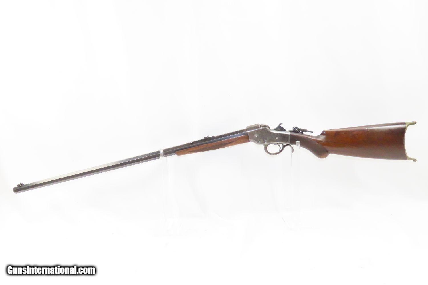 FINE Antique HOPKINS & ALLEN .22 S LR FALLING BLOCK Rifle Octagonal Barrel