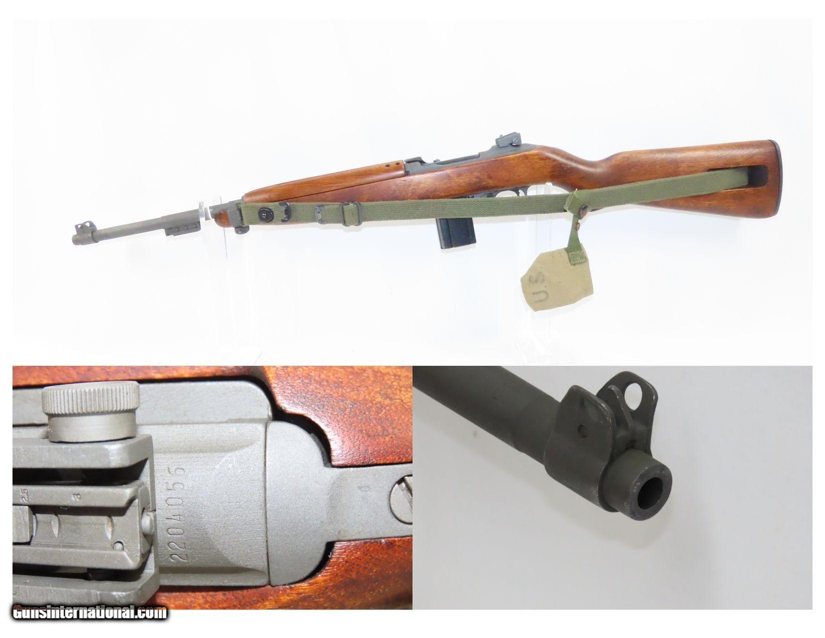 World War II U.S. STANDARD PRODUCTS M1 Carbine .30 Cal. LIGHT RIFLE WW2 ...