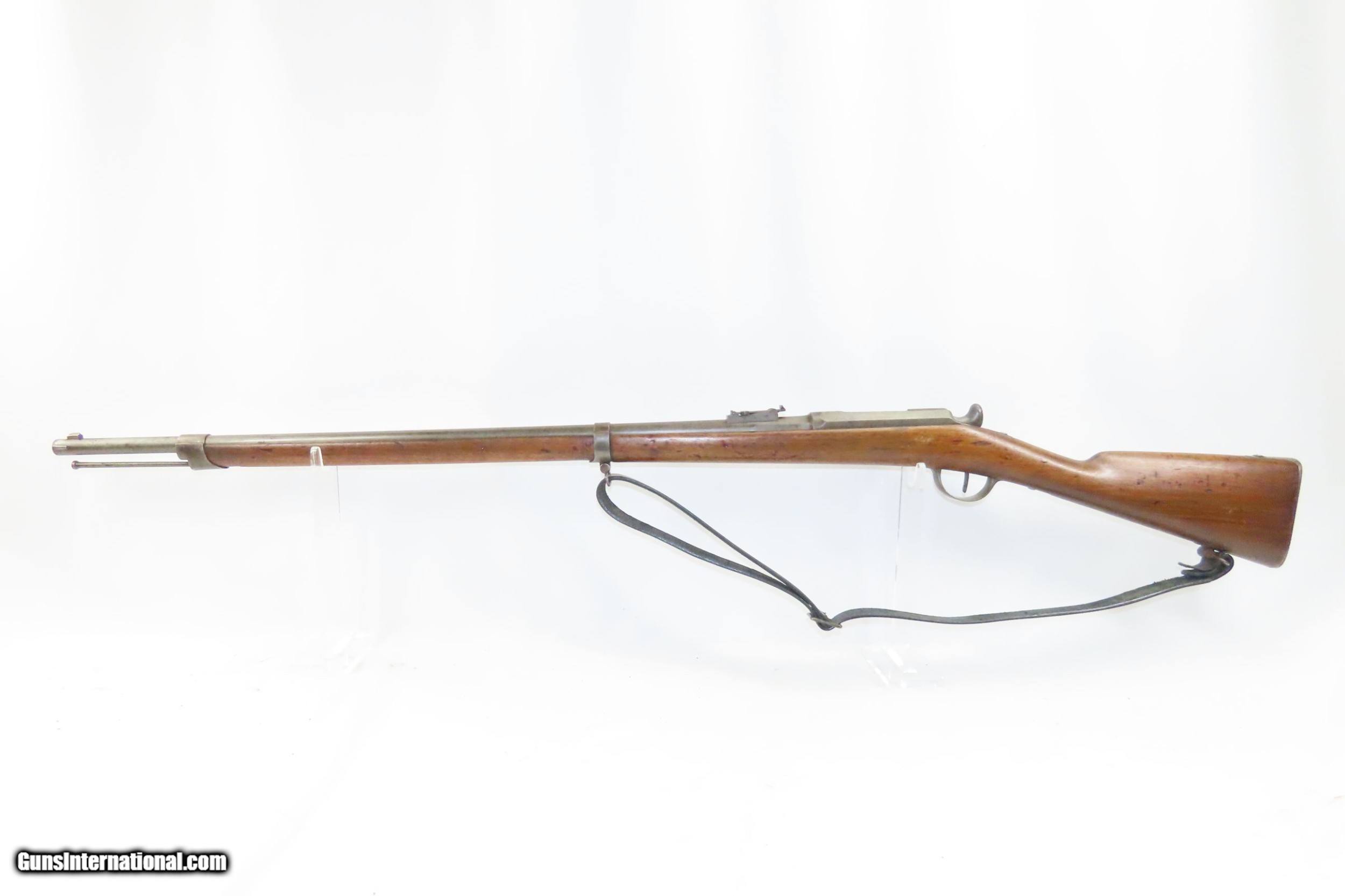 1870s Antique CHASSEPOT Bolt Action NEEDLEFIRE 11mm Caliber Rifle w ...