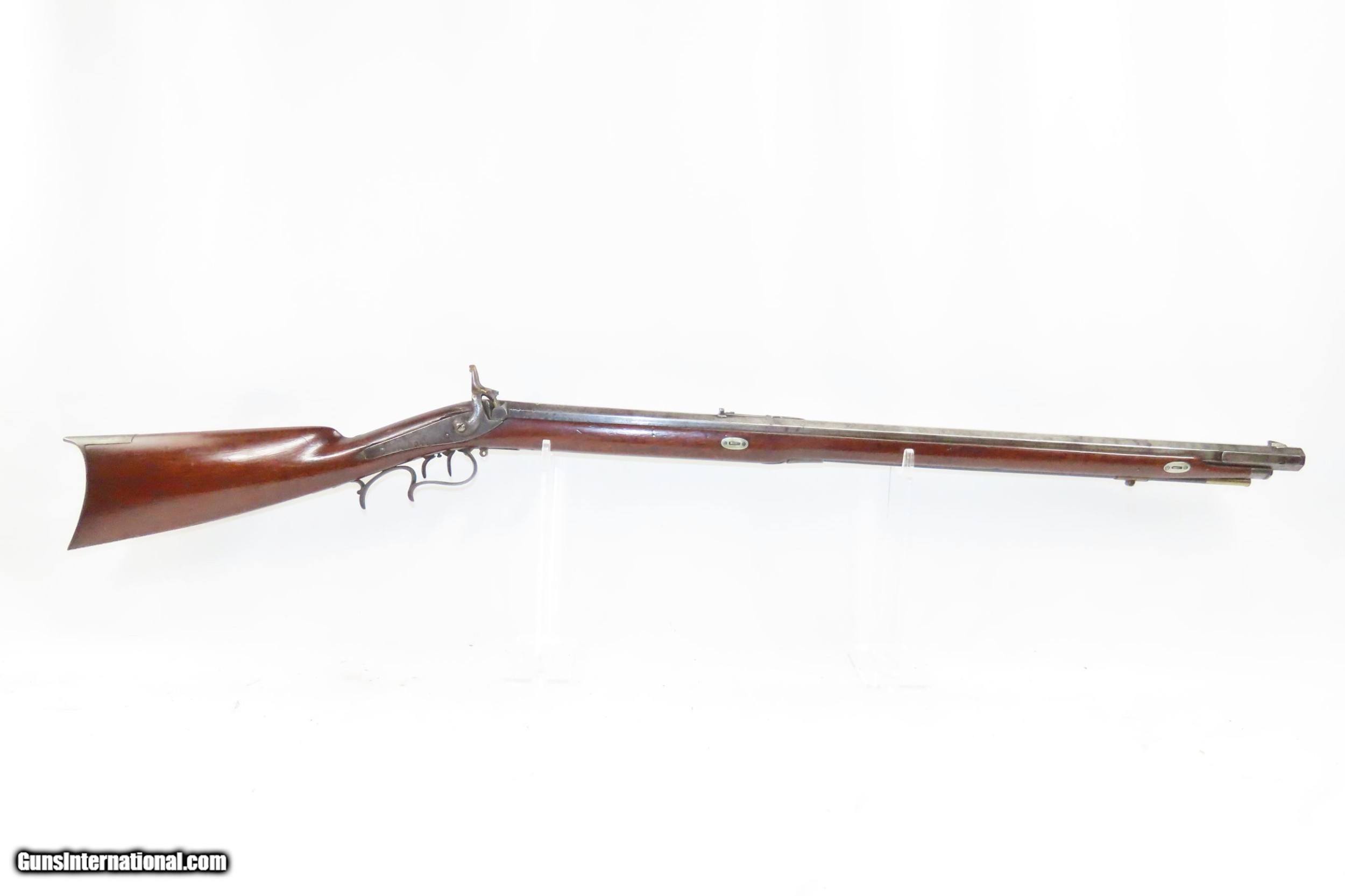Antique CIVIL WAR Basler TURNER TYPE Back Action Rifle w/SABER BAYONET ...