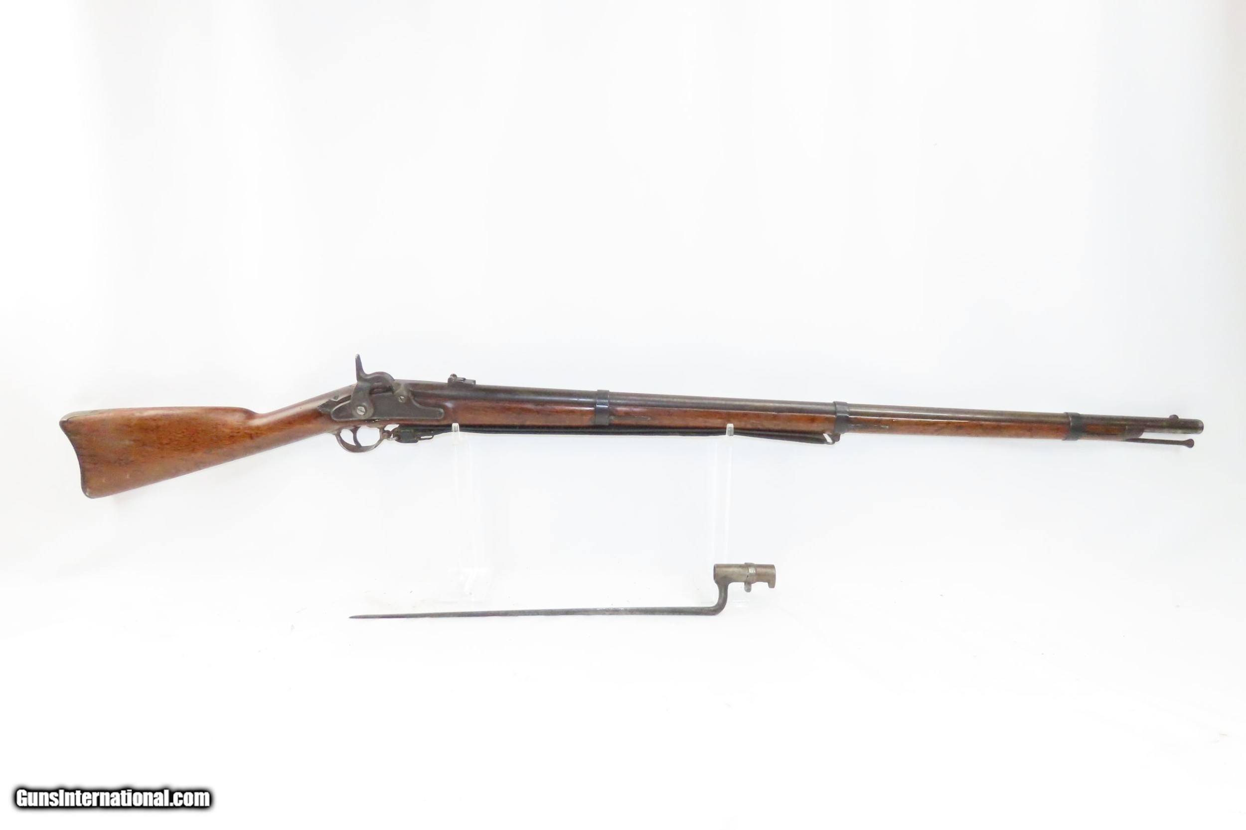 CIVIL WAR Antique US SPRINGFIELD ARMORY Model 1861 .58 Caliber Rifle ...