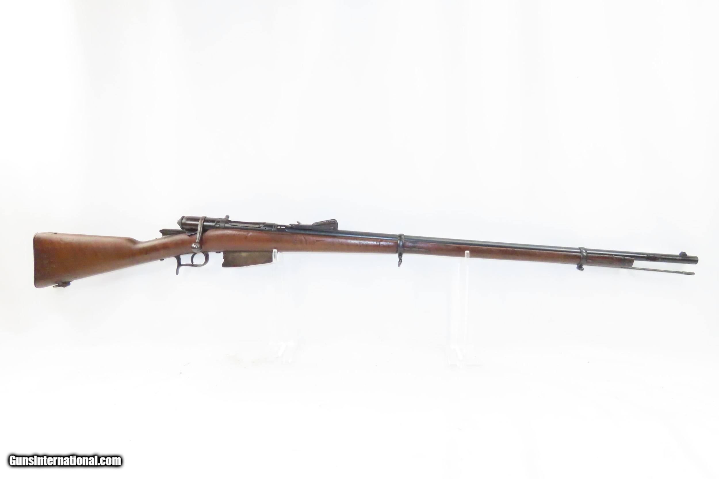 Antique ITALIAN Torino Arsenal VETTERLI 6.5mm Caliber INFANTRY Rifle ...