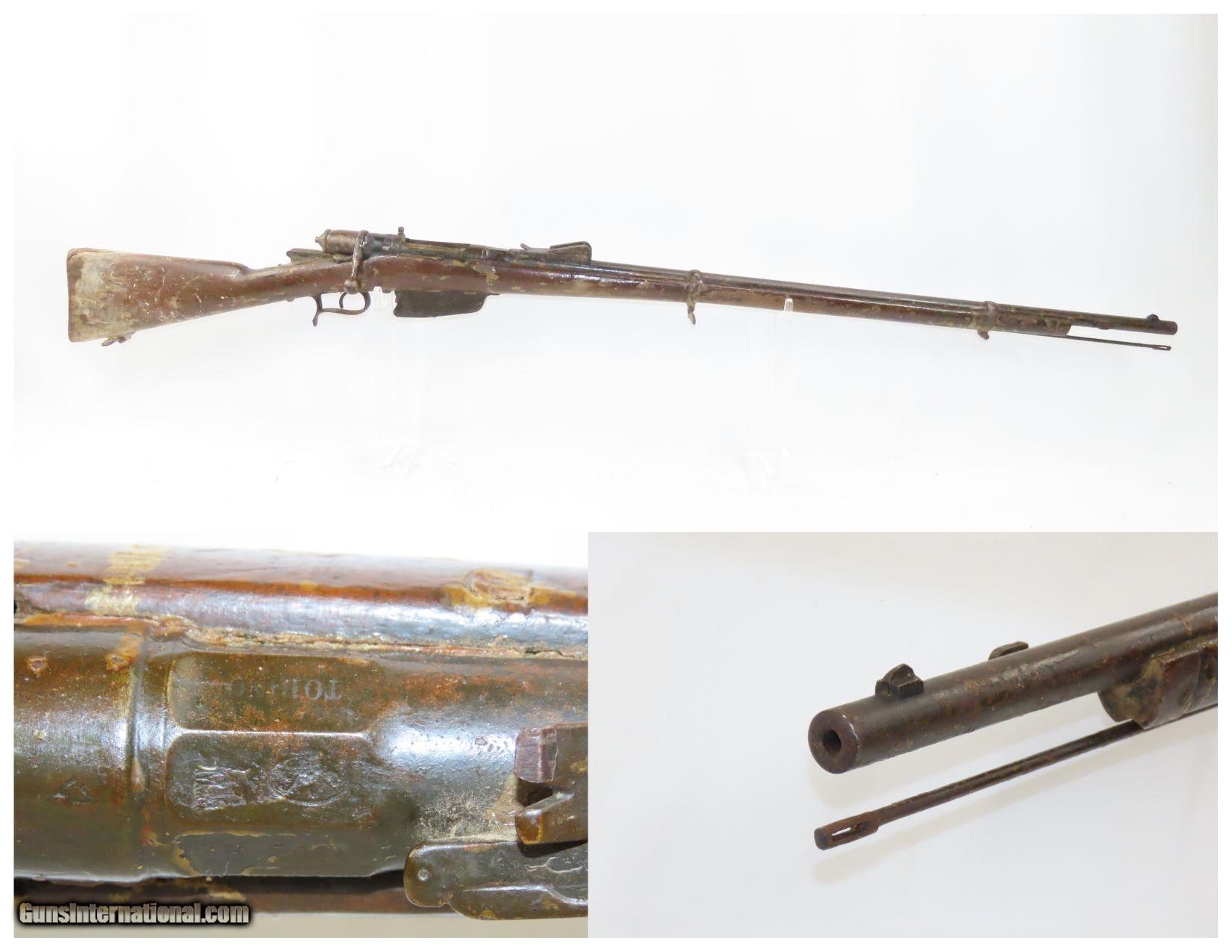 ITALIAN Antique TORINO Model 1870/87/15 VETTERLI 6.5x52mm INFANTRY ...