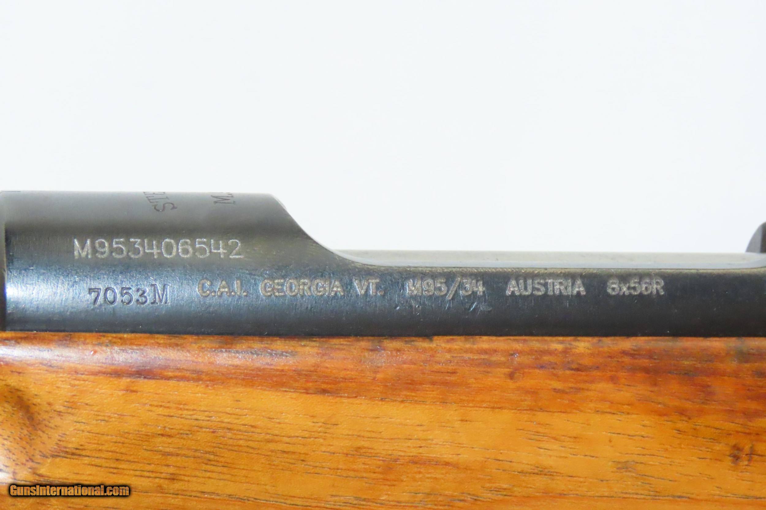 Austrian STEYR M95/30 Straight Pull MANNLICHER 8x56 Bolt Action C&R ...