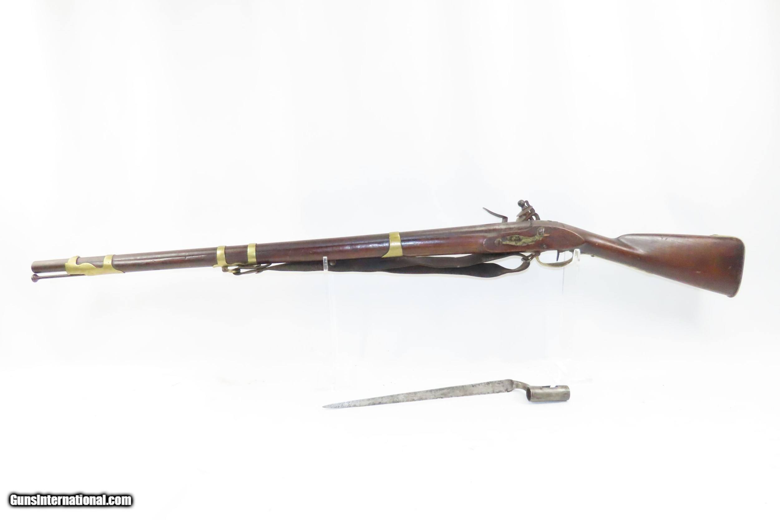 FRENCH/AMERICAN Model 1766 Charleville Type FLINTLOCK CARBINE Militia ...